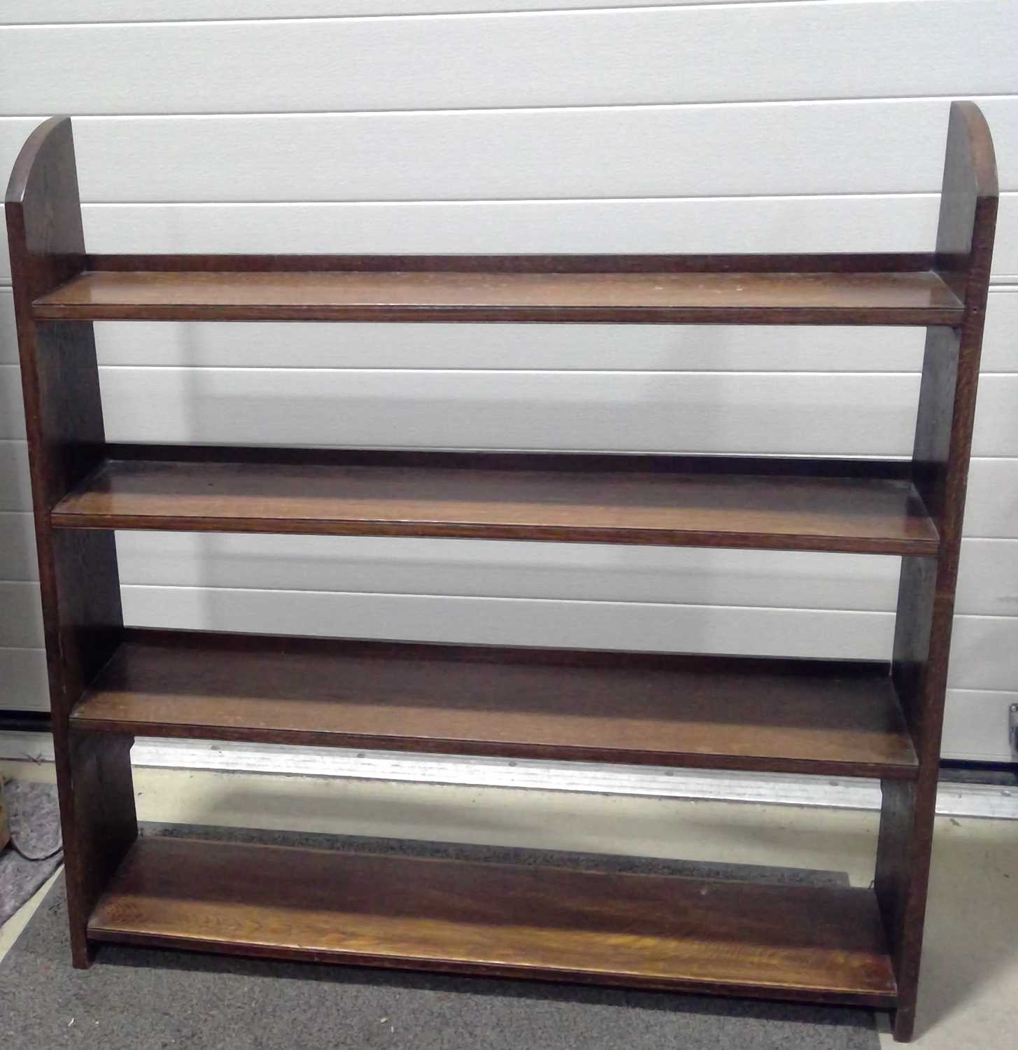 Lot 34 - An Oak, Open Back Bookcase. The Bookcase