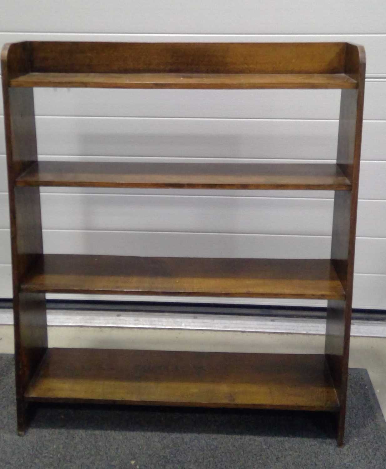 Lot 85 - An Oak, Open Back Bookcase. The Bookcase