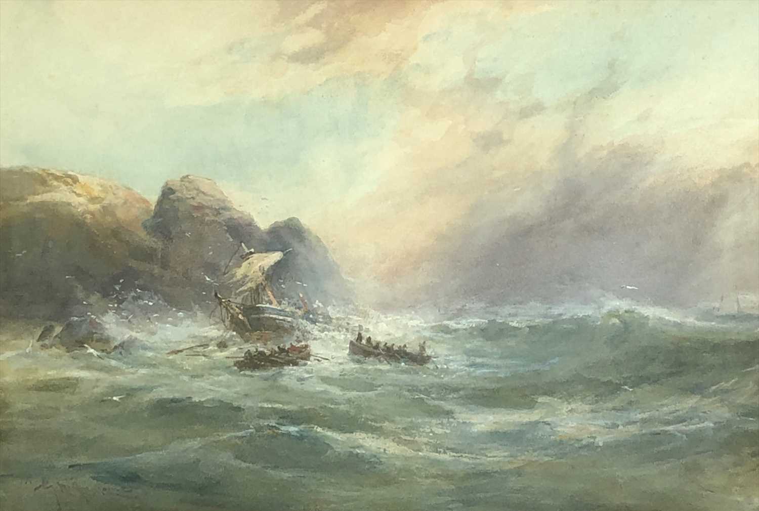 Lot 290 - George Henry JENKINS (1843-1914) Fleeing the