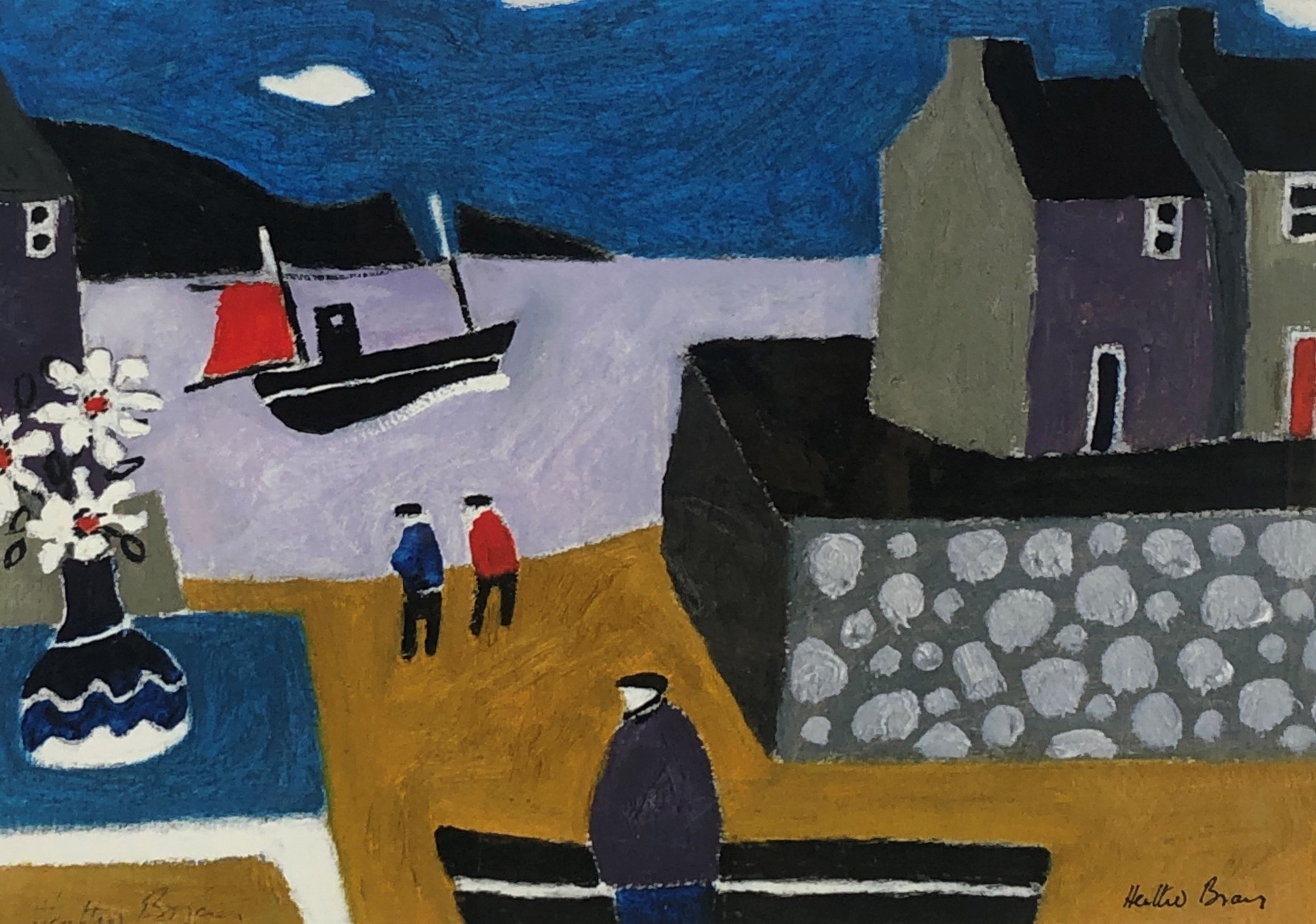 Lot 462 - Heather BRAY (British, 20th Century) A Warm