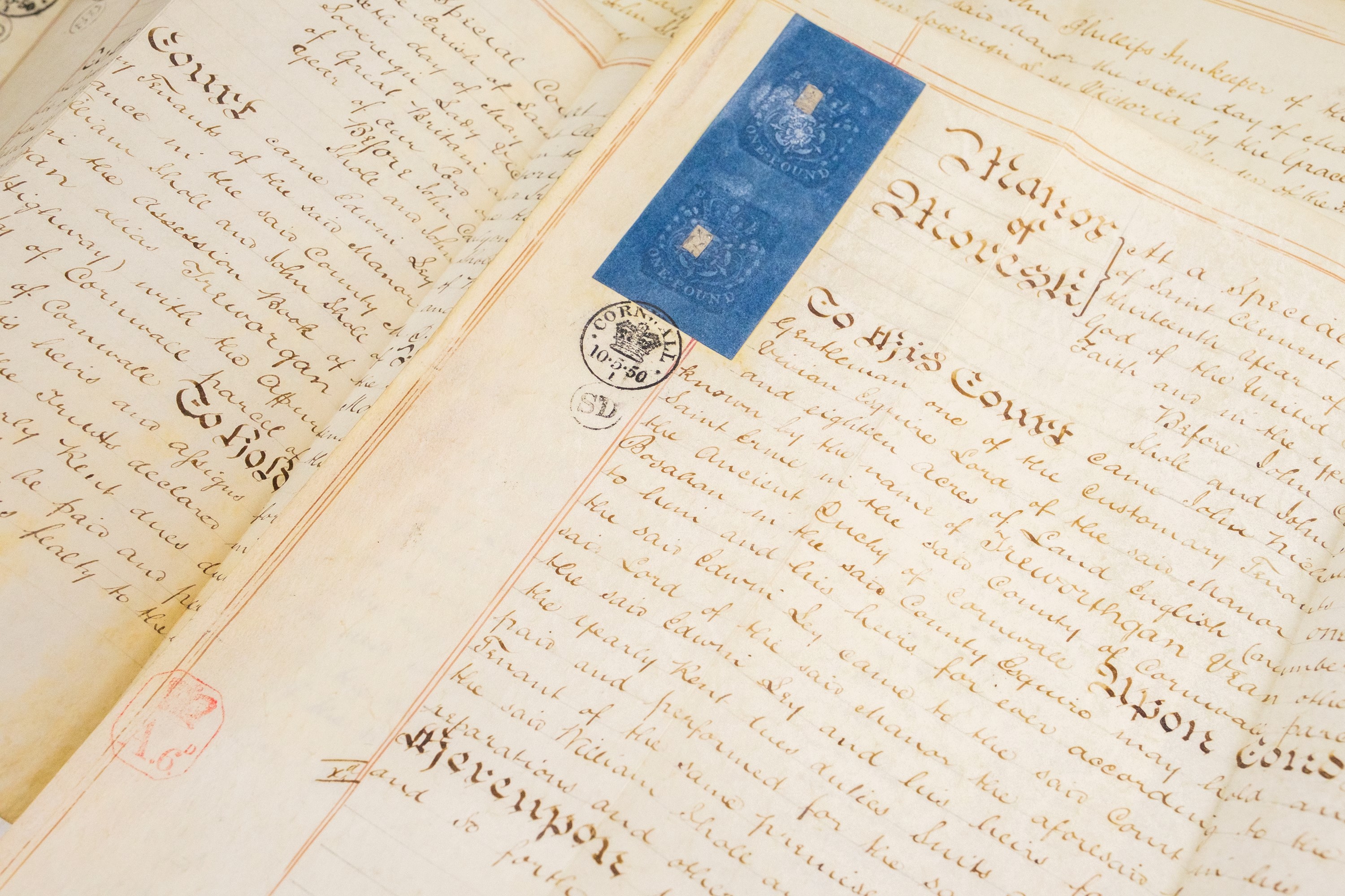 Lot 154 - (Cornwall) Manor of Moresk.