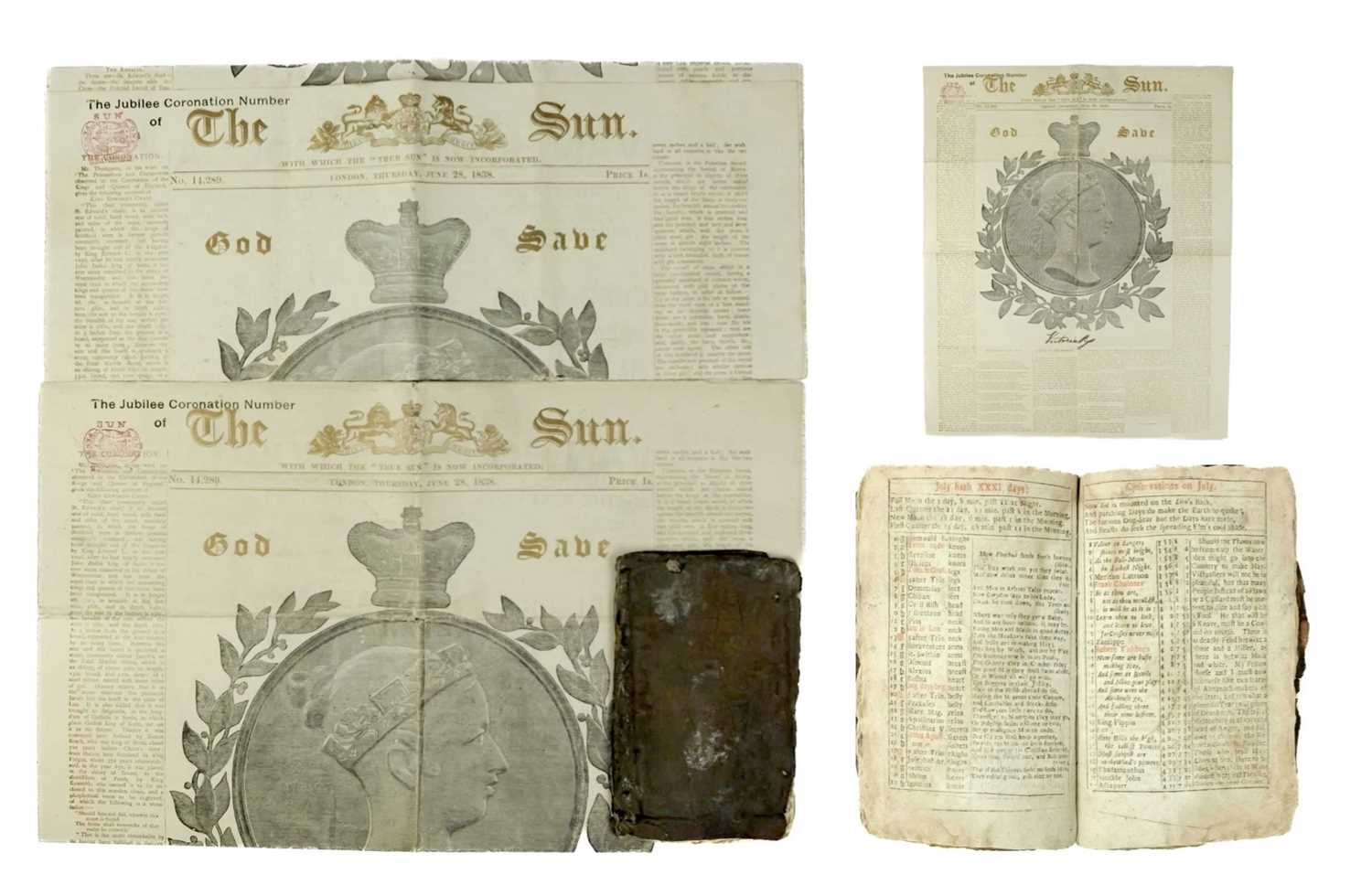 Lot 950 - The Sun 1838 Queen Victoria Coronation