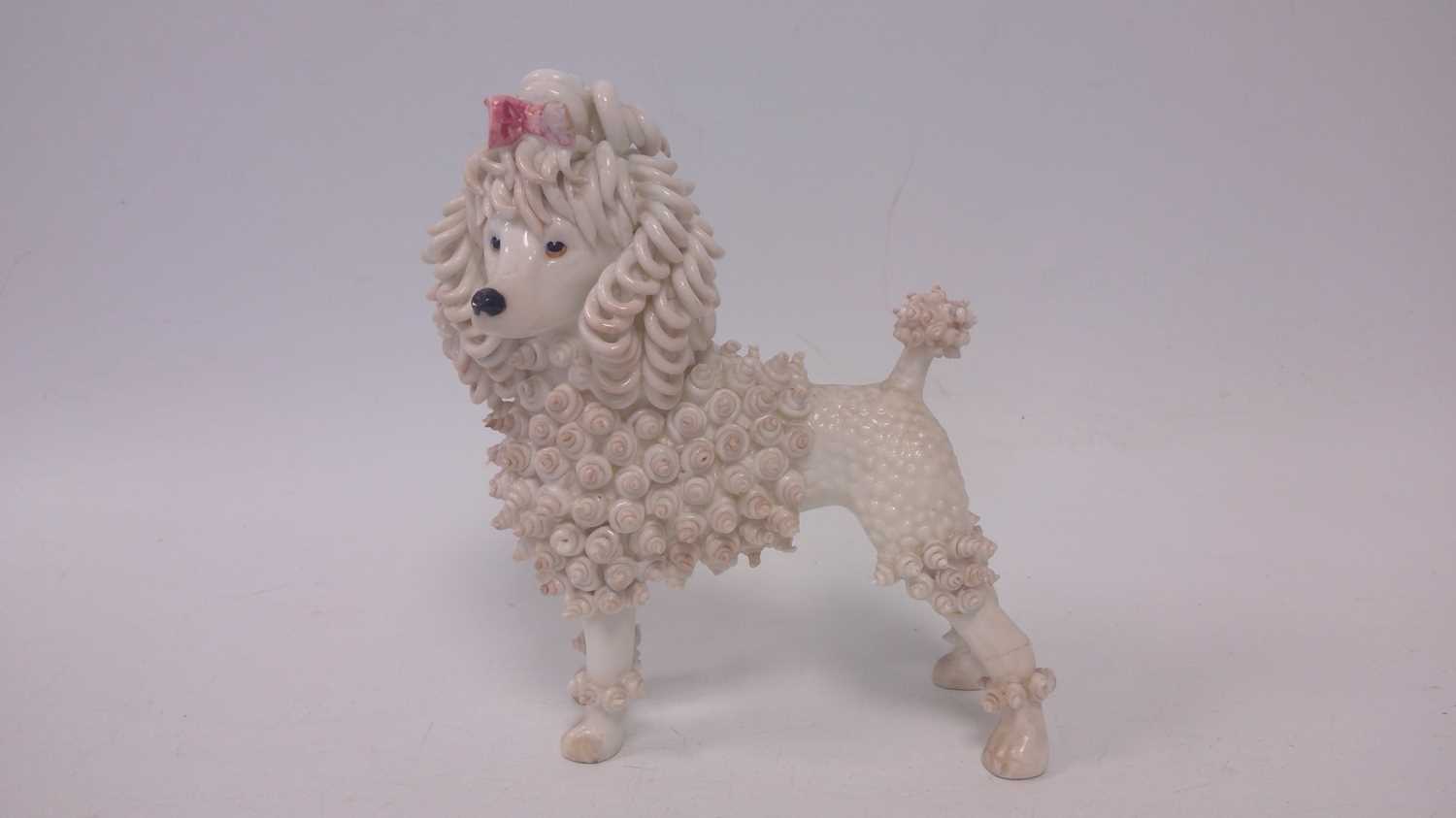 Lot 113 - A Doris Dawson, Alton Pottery poodle, with