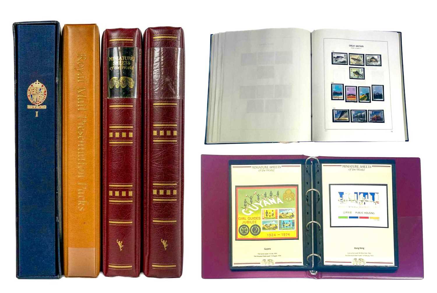 Lot 427 - Miniature sheets of the World, GB