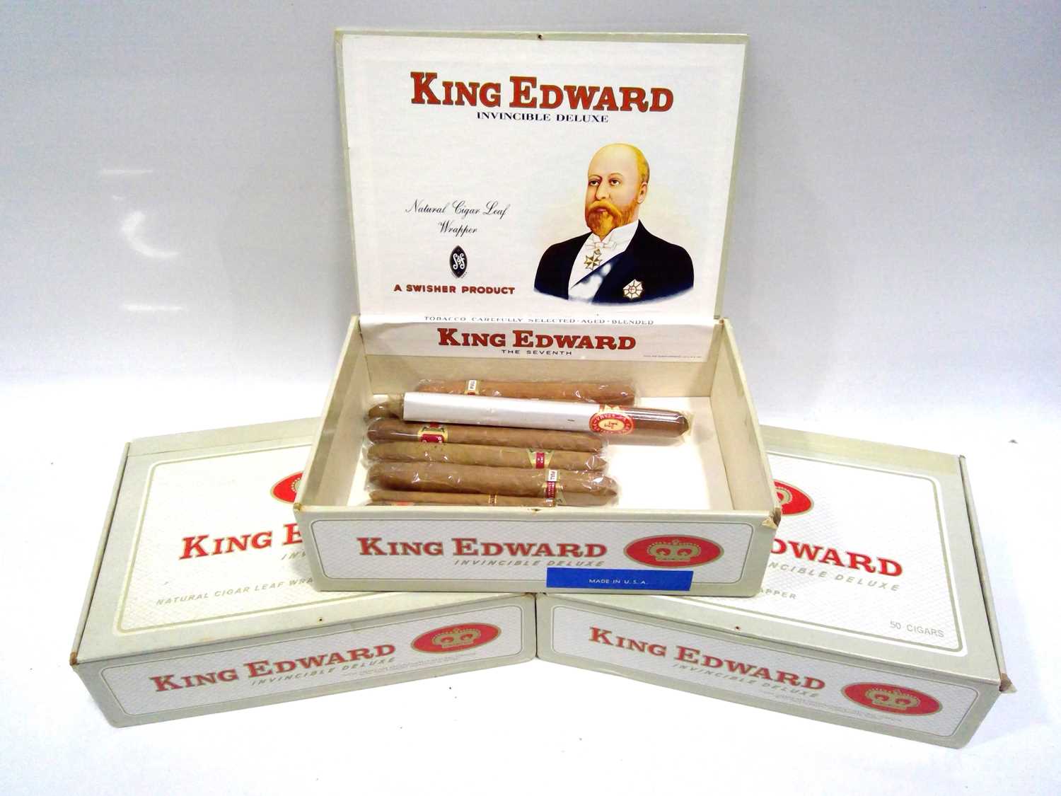 Lot 263 - Cigars - ten cigars and three King Edward