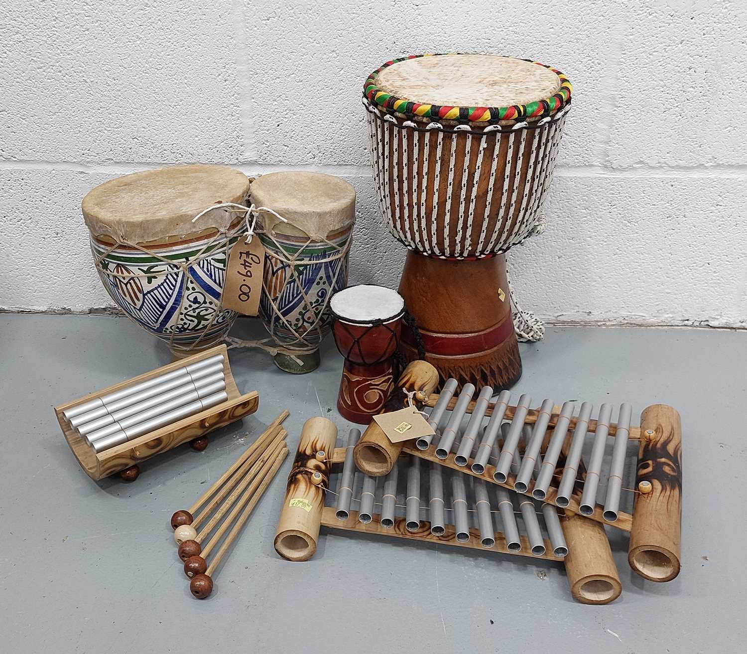 Lot 85 - A collection of instruments, including a pair