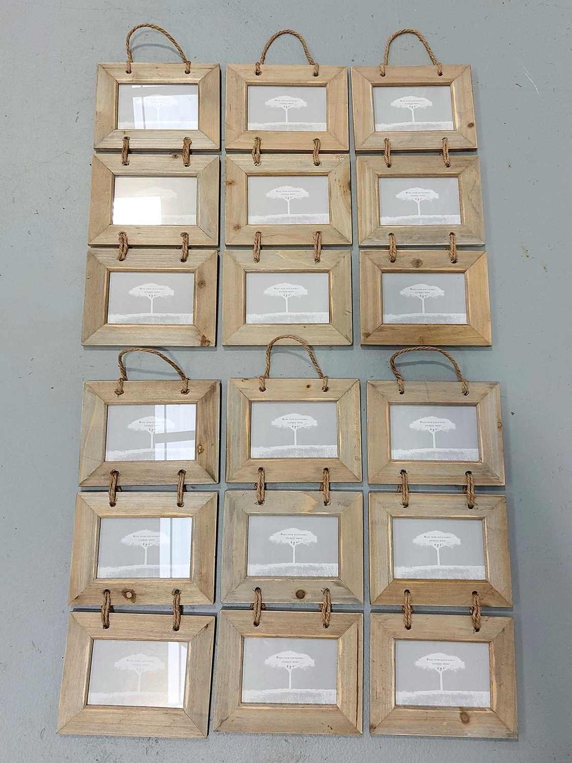 Lot 88 - Six 6x4 landscape multi photo frames, each