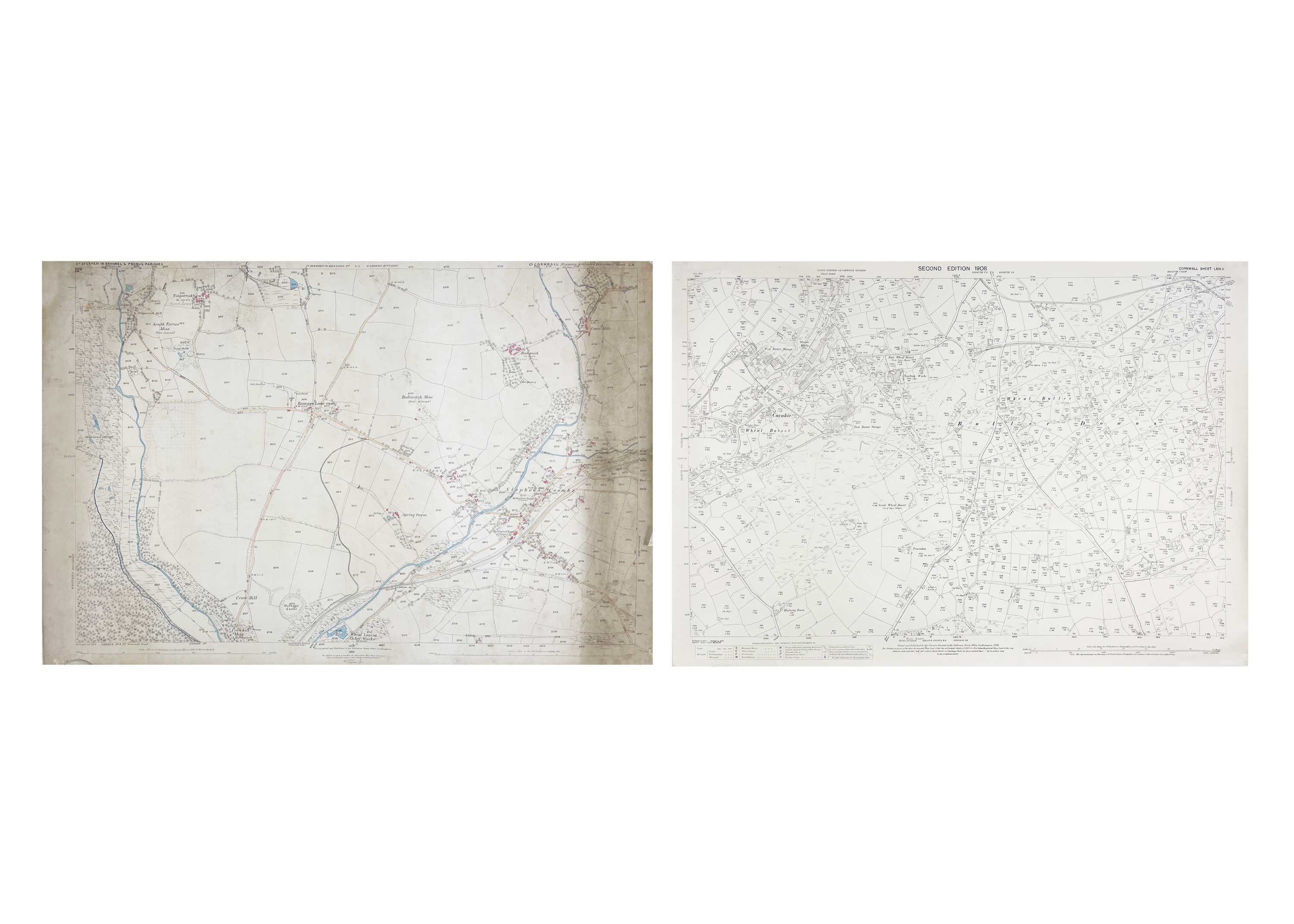 Lot 193 - A large collection of OS maps.