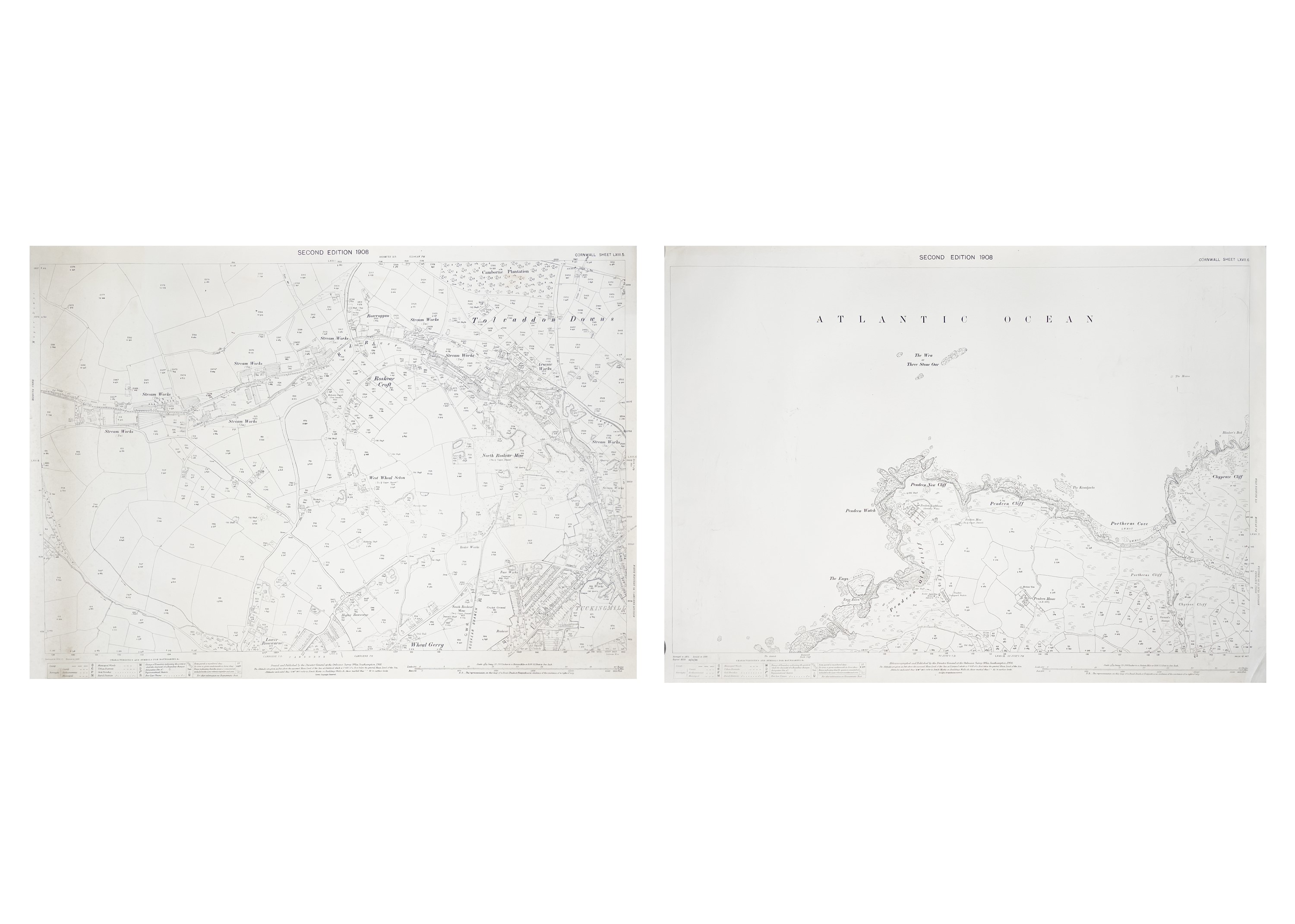 Lot 183 - A large collection of OS maps.