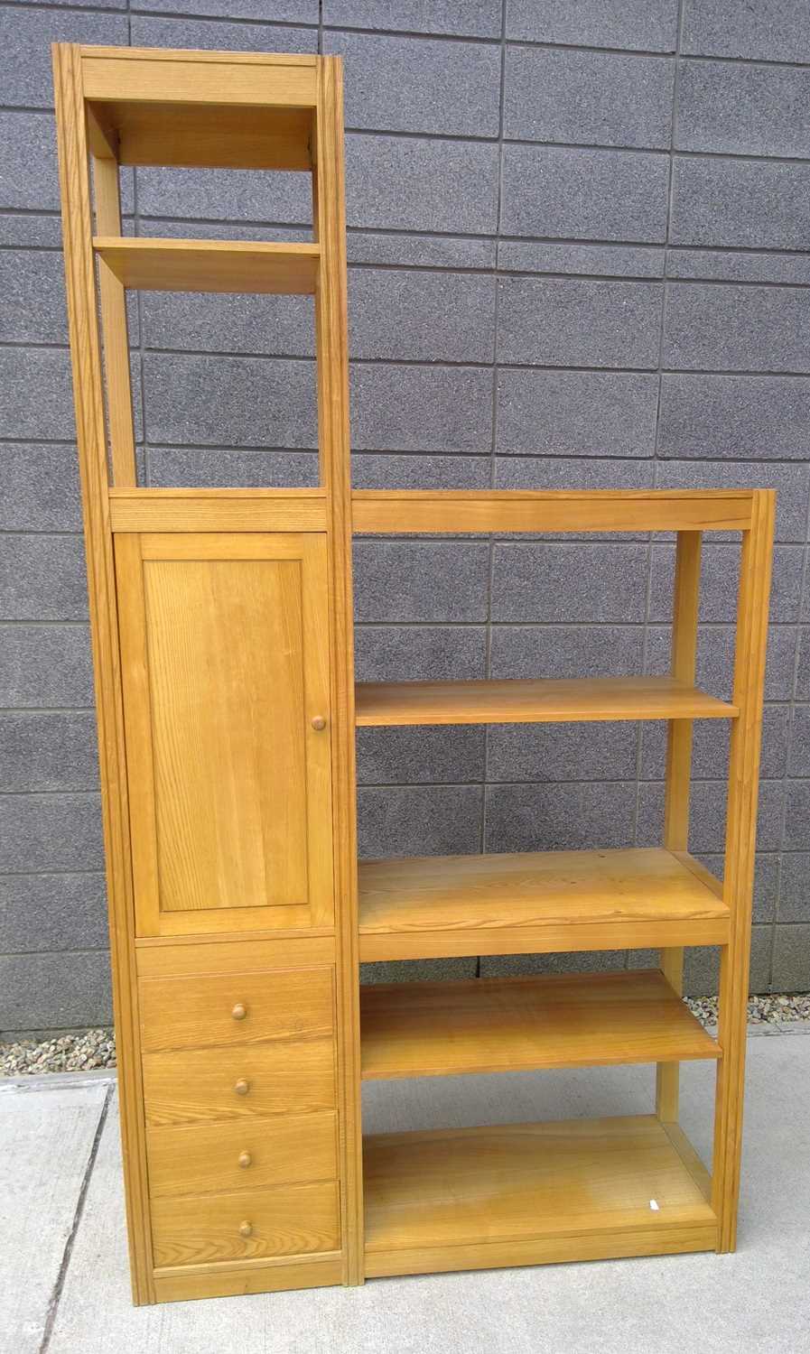 Lot 21 - A Solid Wood Display unit by Treske of North