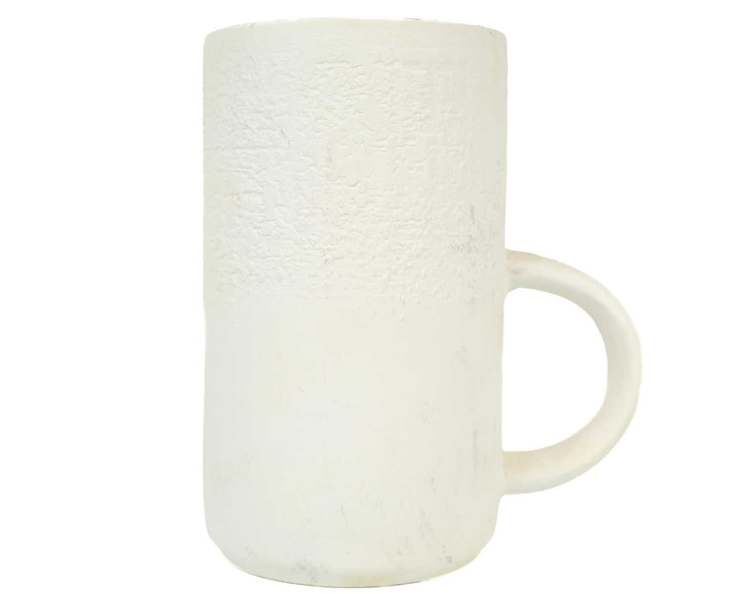 Lot 49 - A set of eight Troika biscuit pottery coffee