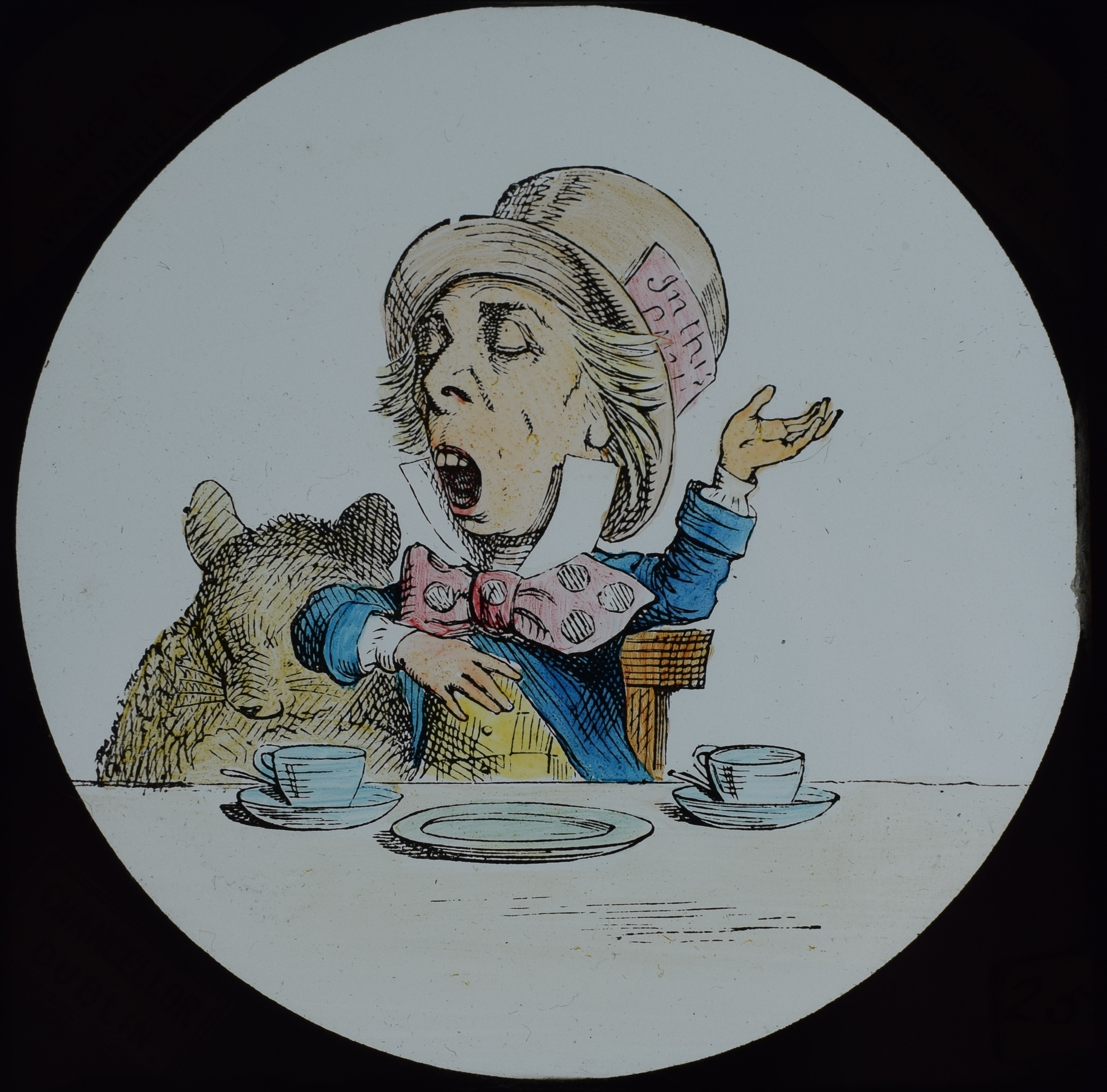 Lot 6 - Magic lantern slides, Alice in Wonderland