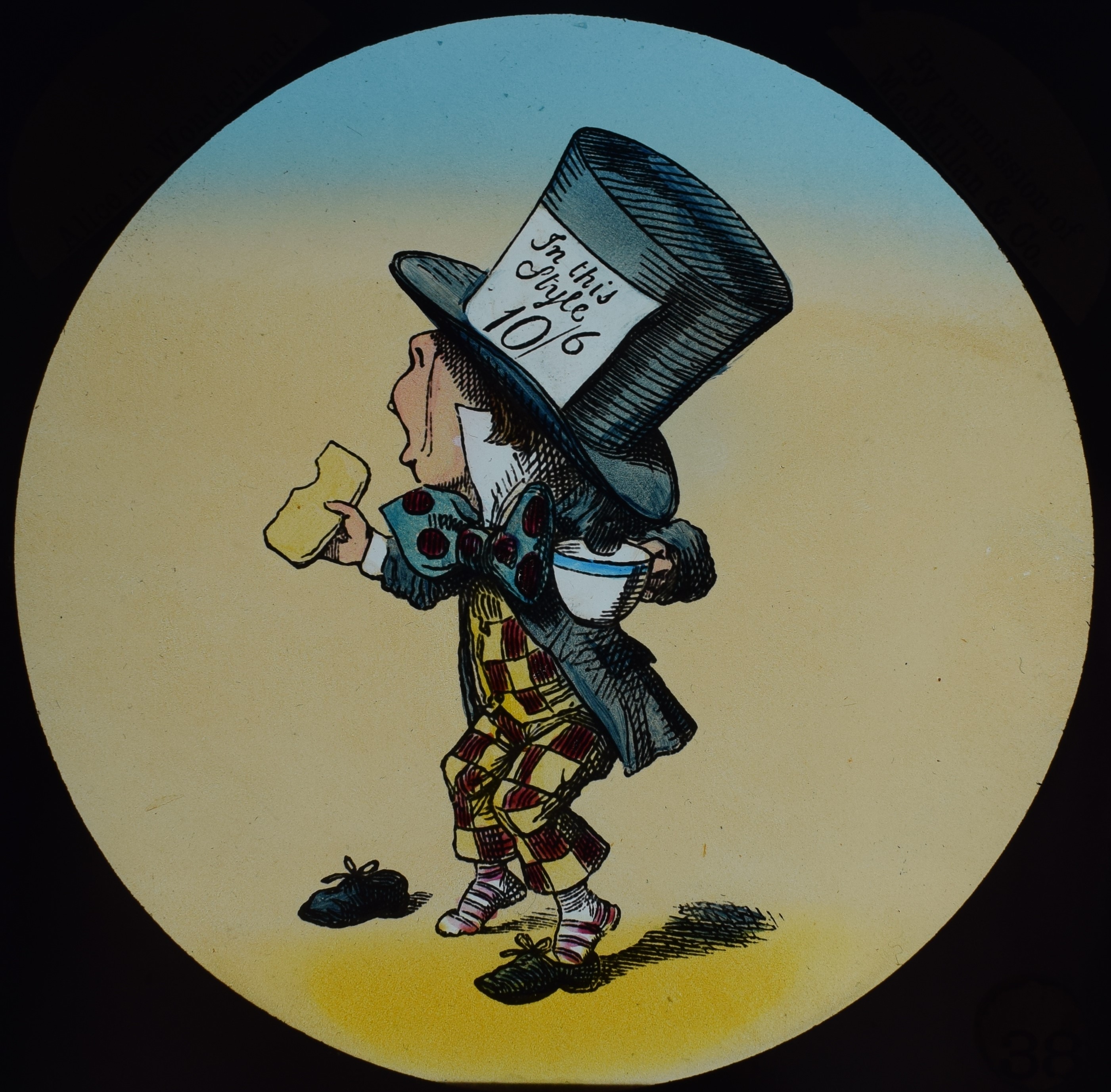 Lot 6 - Magic lantern slides, Alice in Wonderland