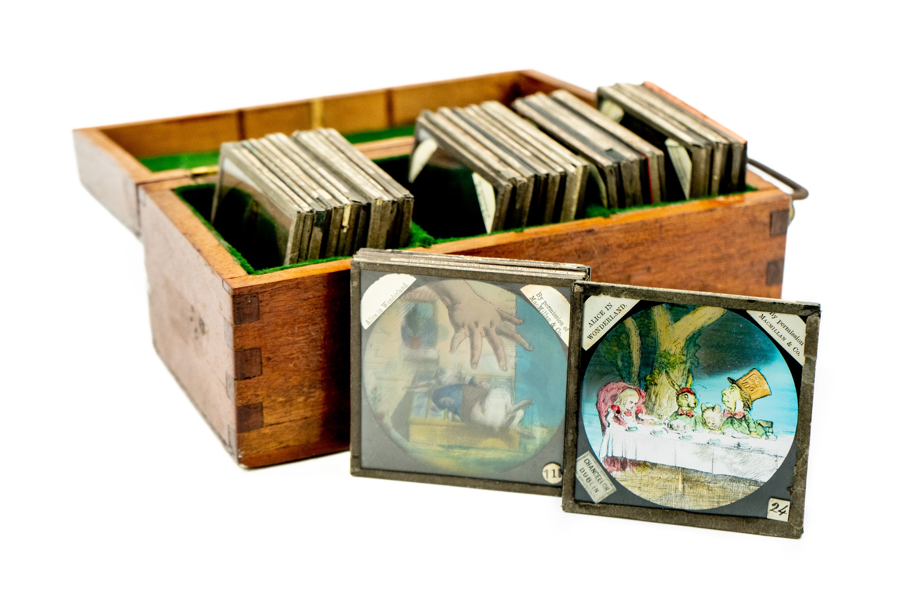 Lot 6 - Magic lantern slides, Alice in Wonderland