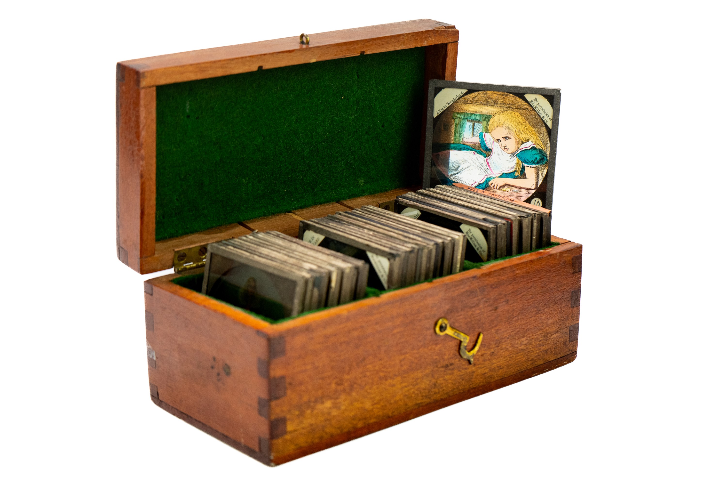 Lot 6 - Magic lantern slides, Alice in Wonderland