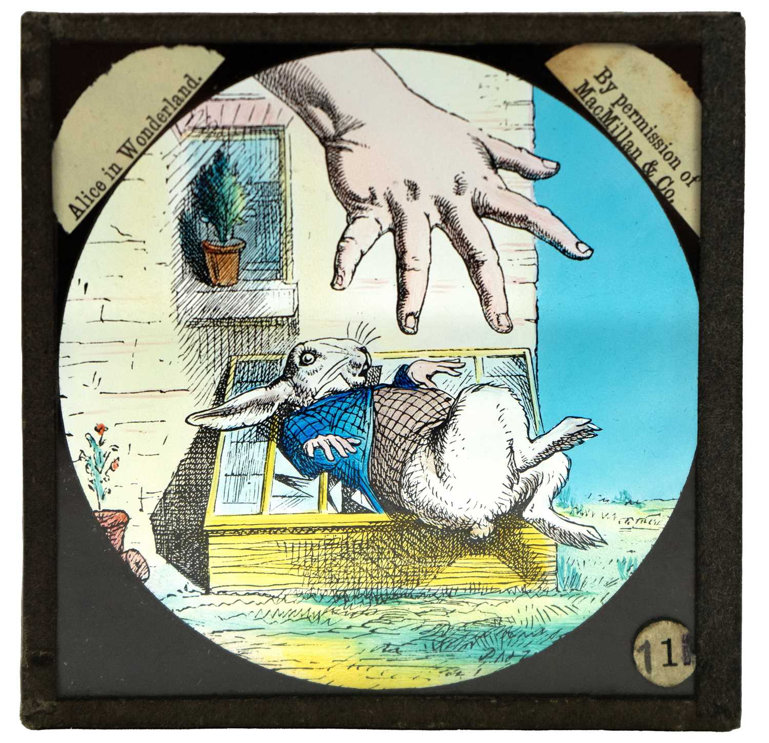 Lot 6 - Magic lantern slides, Alice in Wonderland