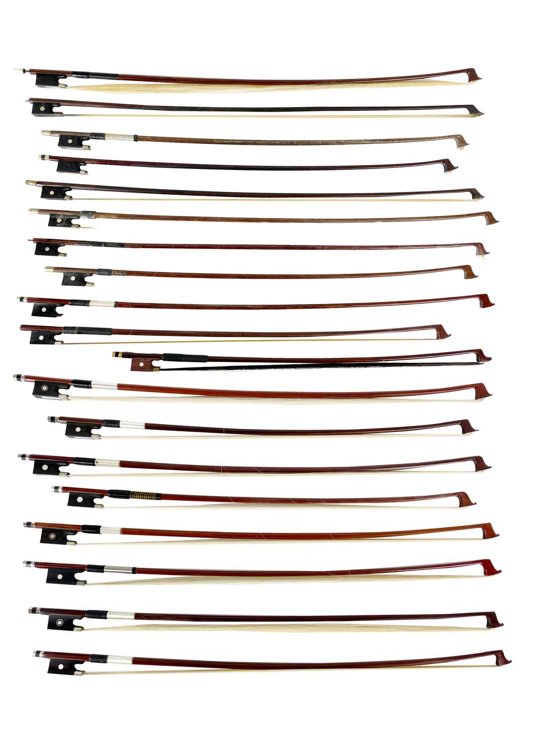 Lot 198 - Violin bows.
