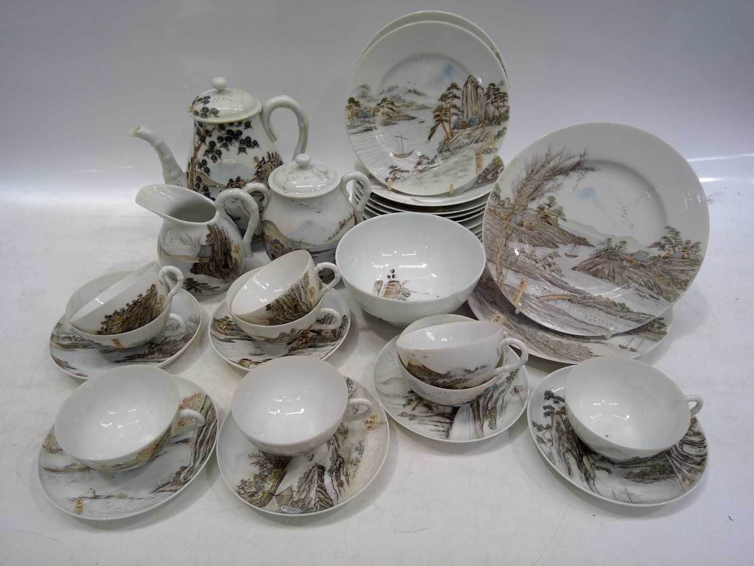 Lot 85 - A part of Vintage Japanese Bone China dinner