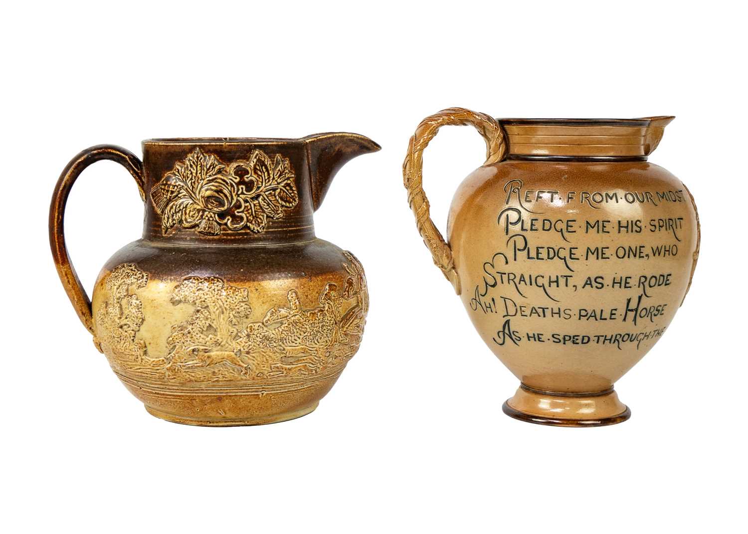 Lot 422 - A Doulton Lambeth Fred Archer commemorative