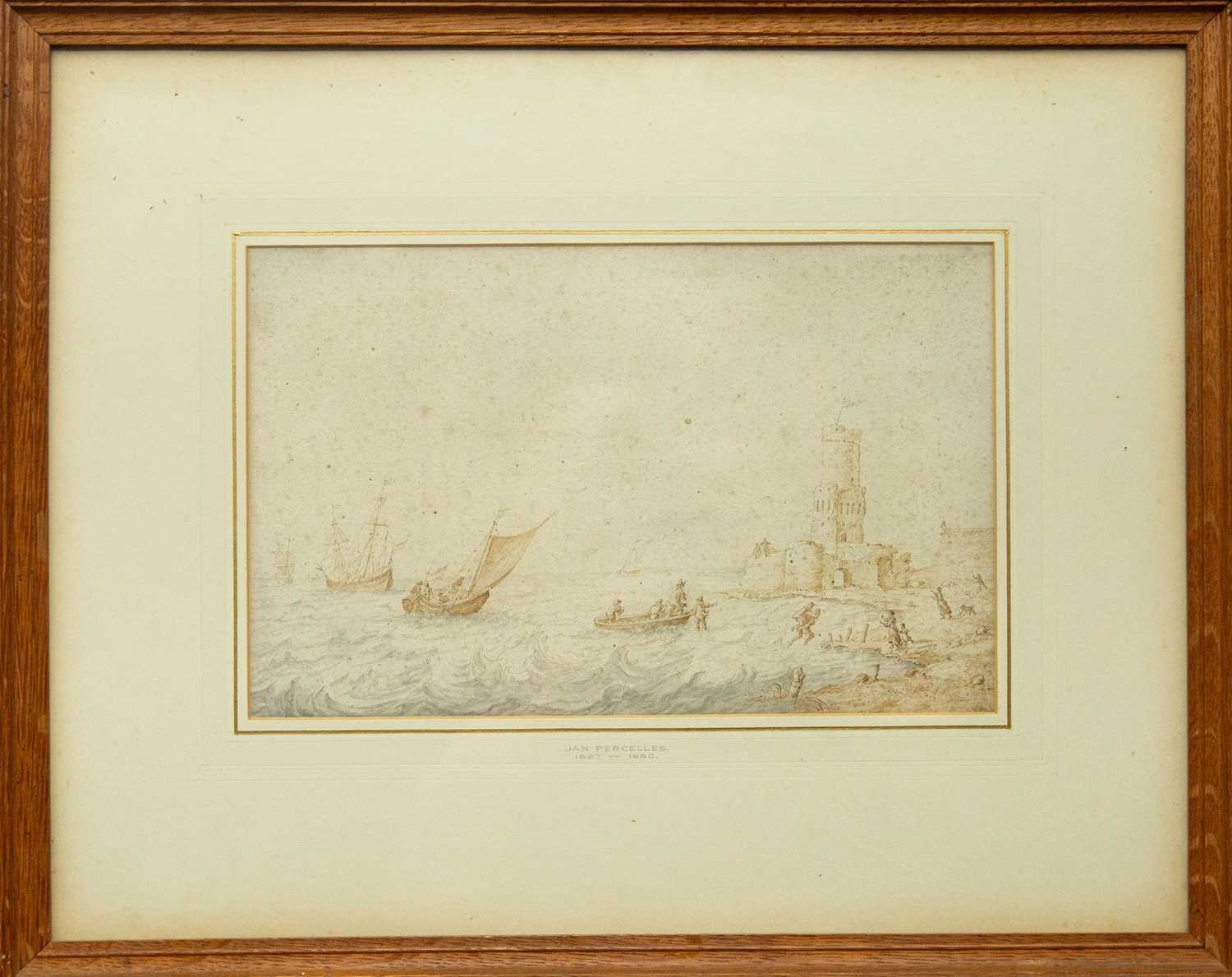 Lot 553 - Attributed to Jan PORCELLIS (c.1584-1632)