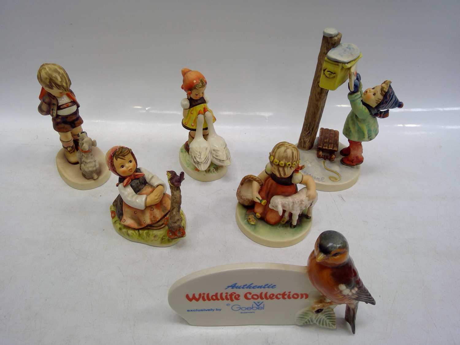 Lot 33 - Six Goebel Figures. A Wildlife Collection