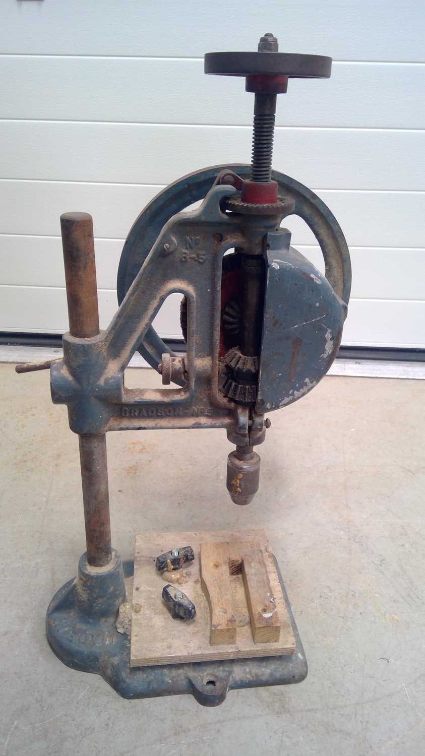 Lot 141 - A Bradson, Manual Pillar Drill. The height