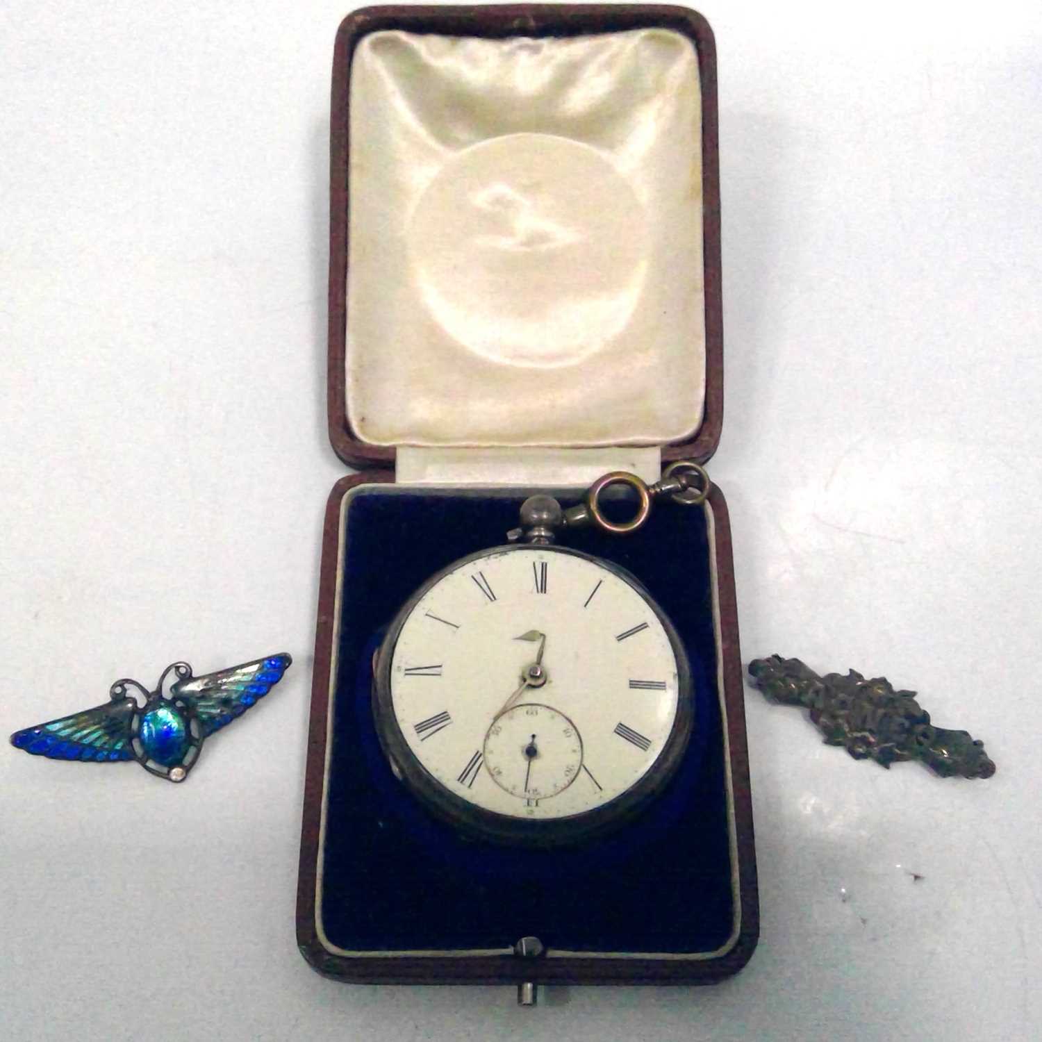 Lot 12 - Three Chester hallmarked silver items