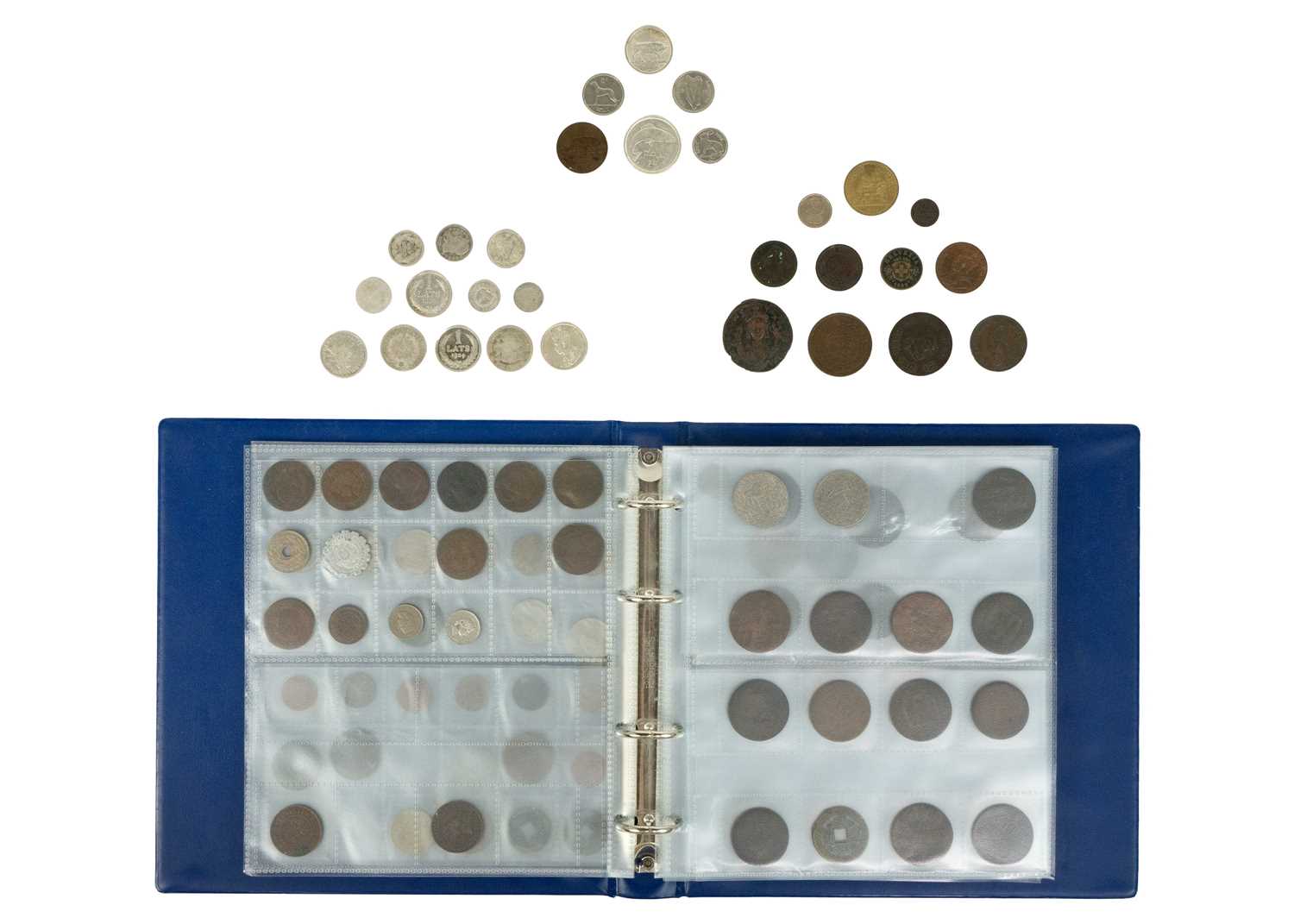Lot 16 - Foreign Coinage in Coin Album and some