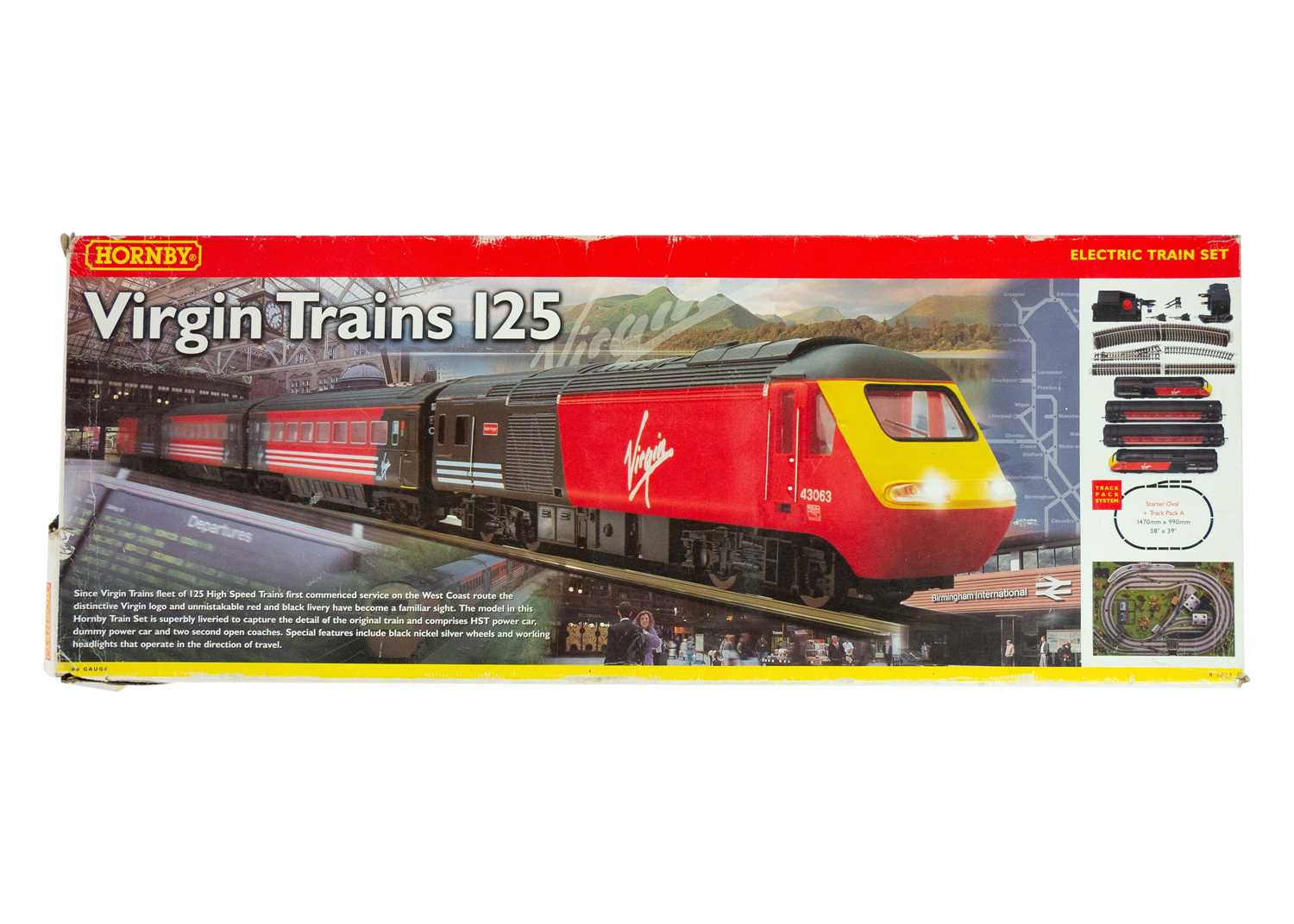 Lot 504 - Hornby "OO" Virgin Trains 125 boxed set