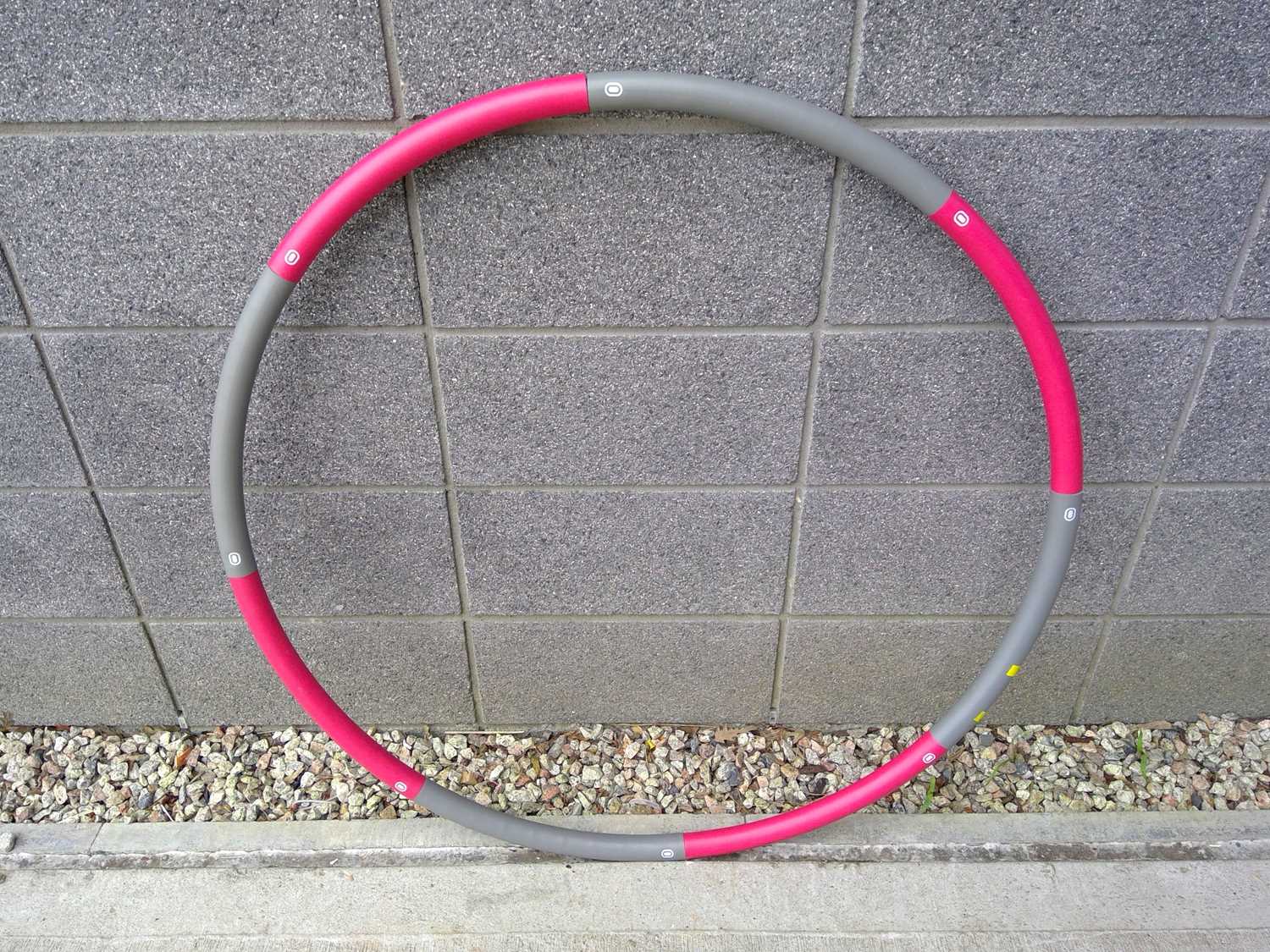 Lot 163 - A Weighted Hula Hoop Foam Padded Fitness