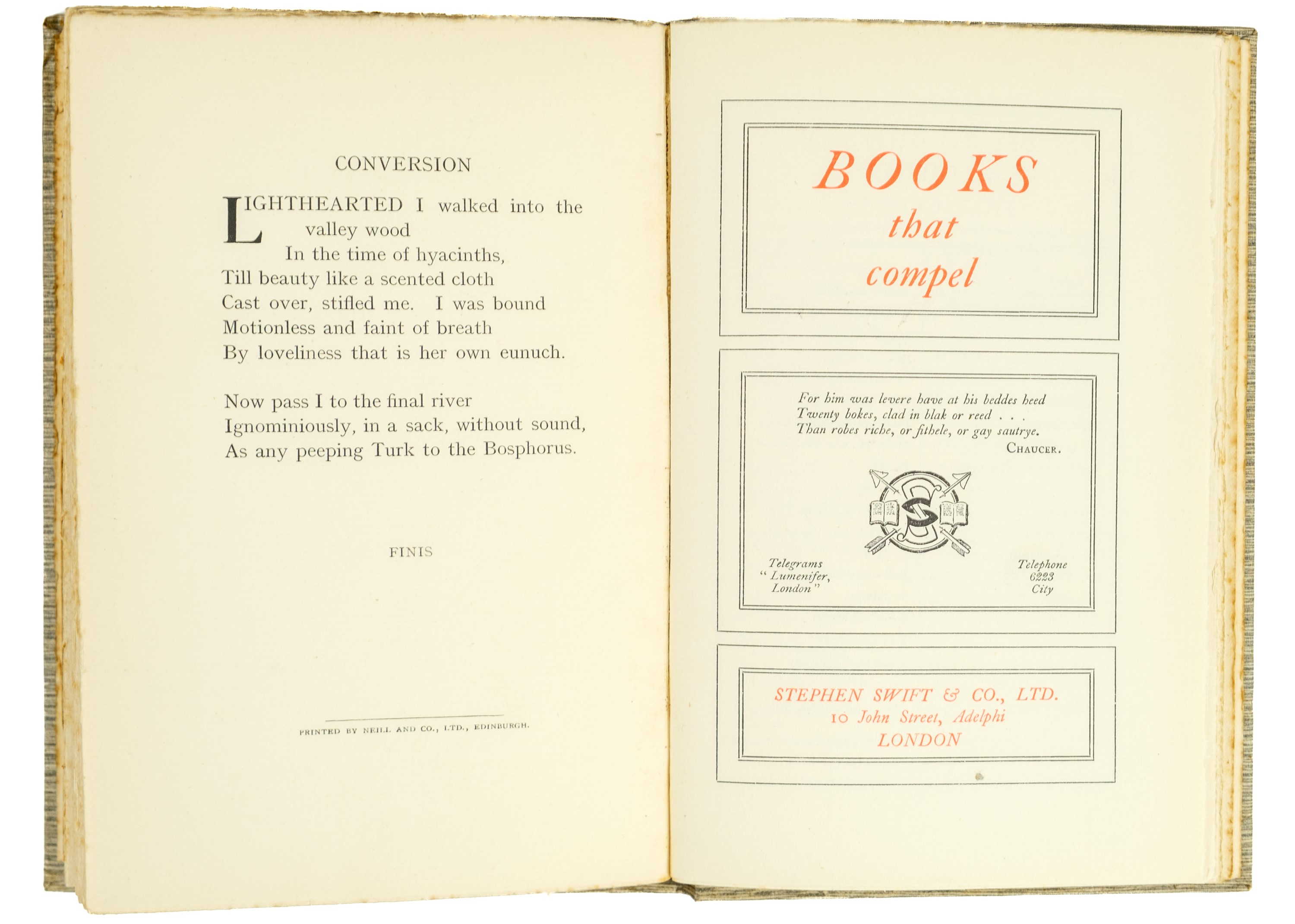 Lot 412 - POUND, Ezra
