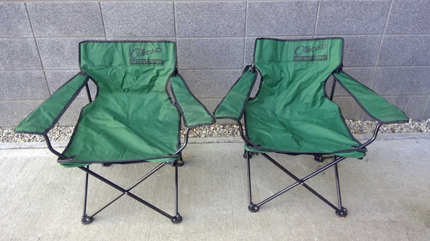 Lot 183 - Two Outbound, Folding Chairs.
