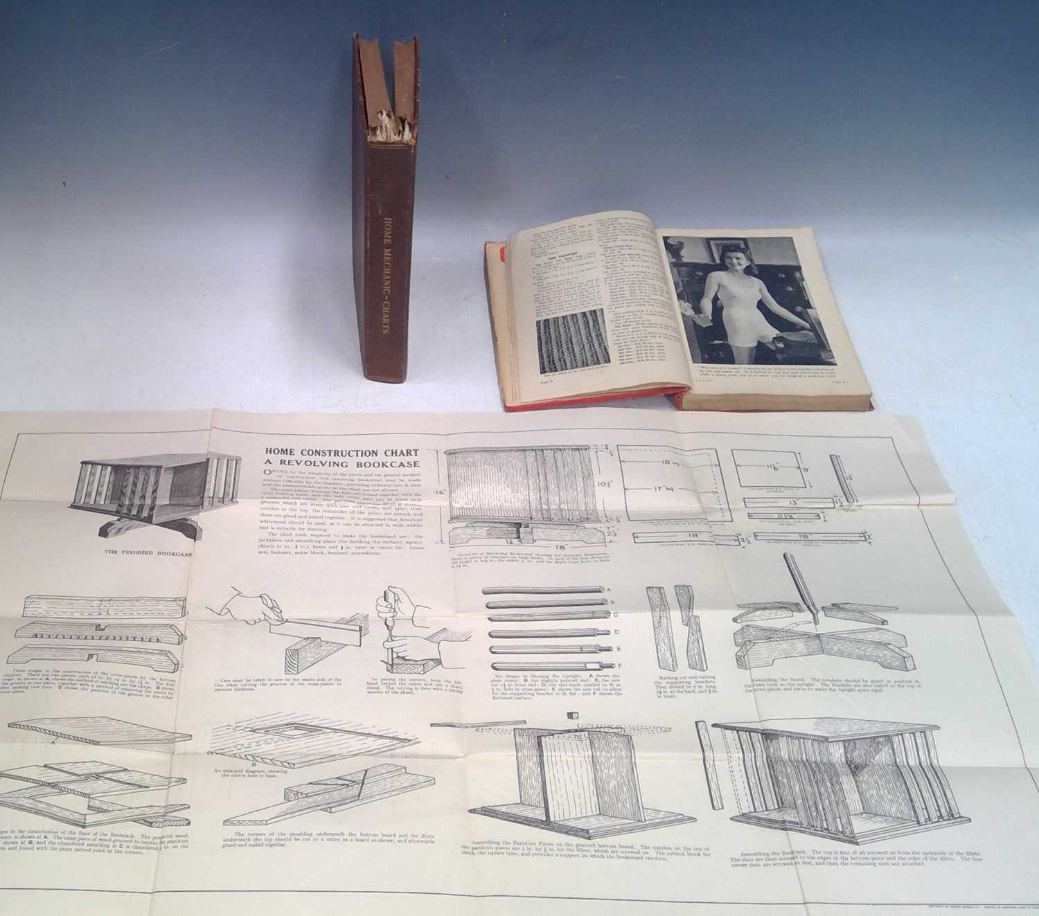 Lot 337 - Home Mechanic Charts, Knitting Illustrated,