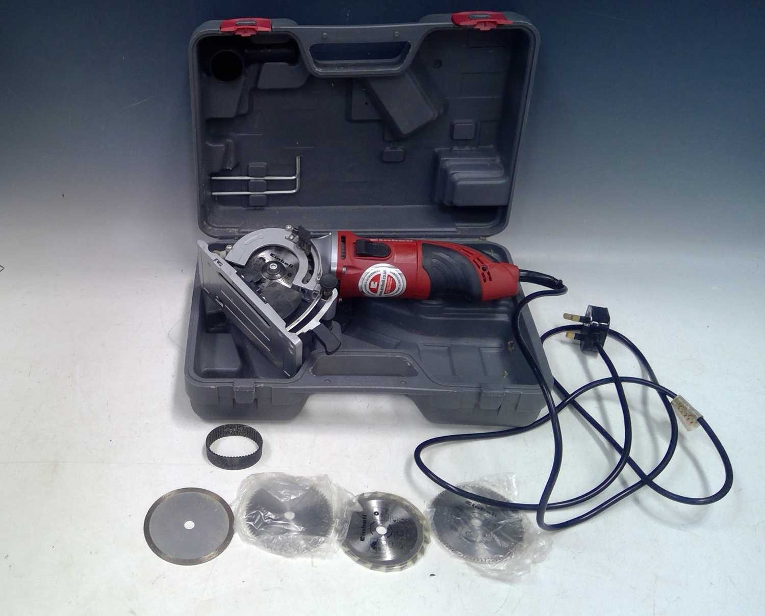 Lot 17 - An Einhell Mini Circular Saw. The Saw is