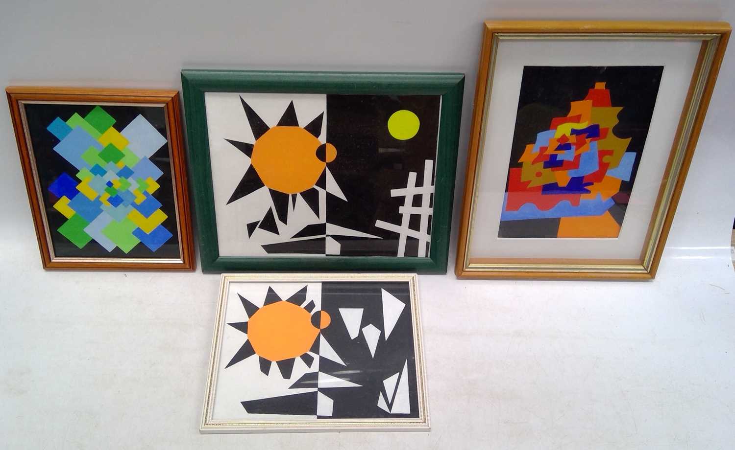 Lot 88 - Four Framed Works by Michael Sever. Oil on