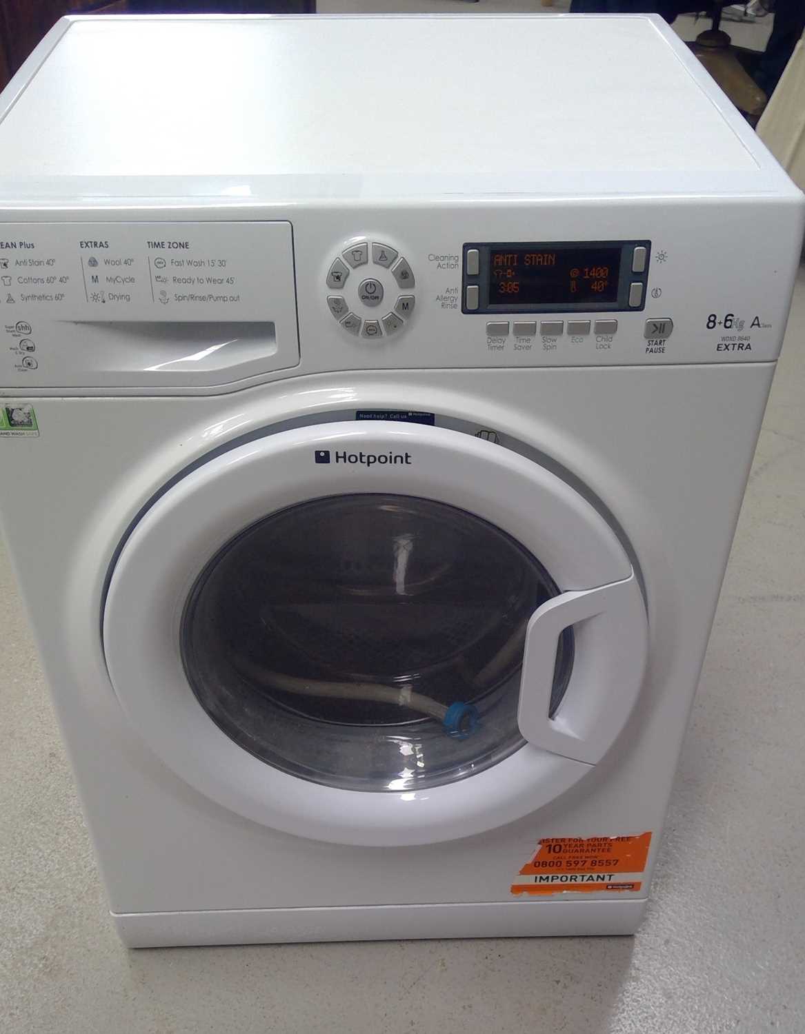 Lot 3 - A Hotpoint, 8+6kg Washing Machine. Model
