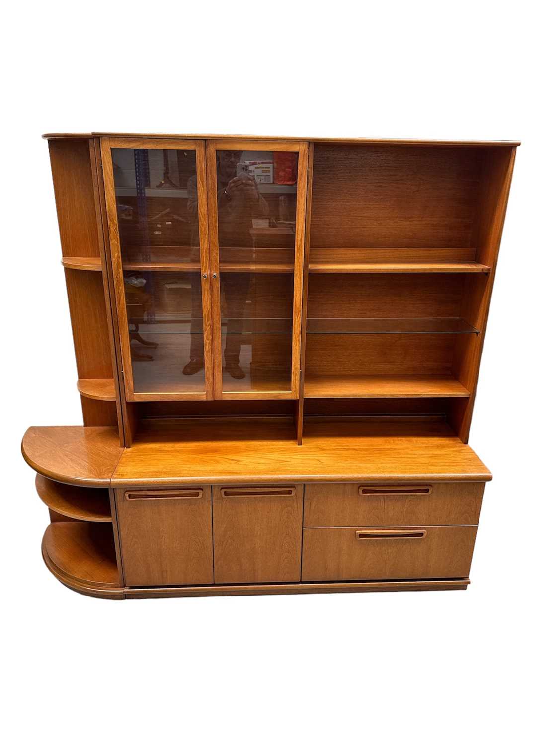 Lot 21 - A Meredew, late 1970s Display Unit. In Teak,