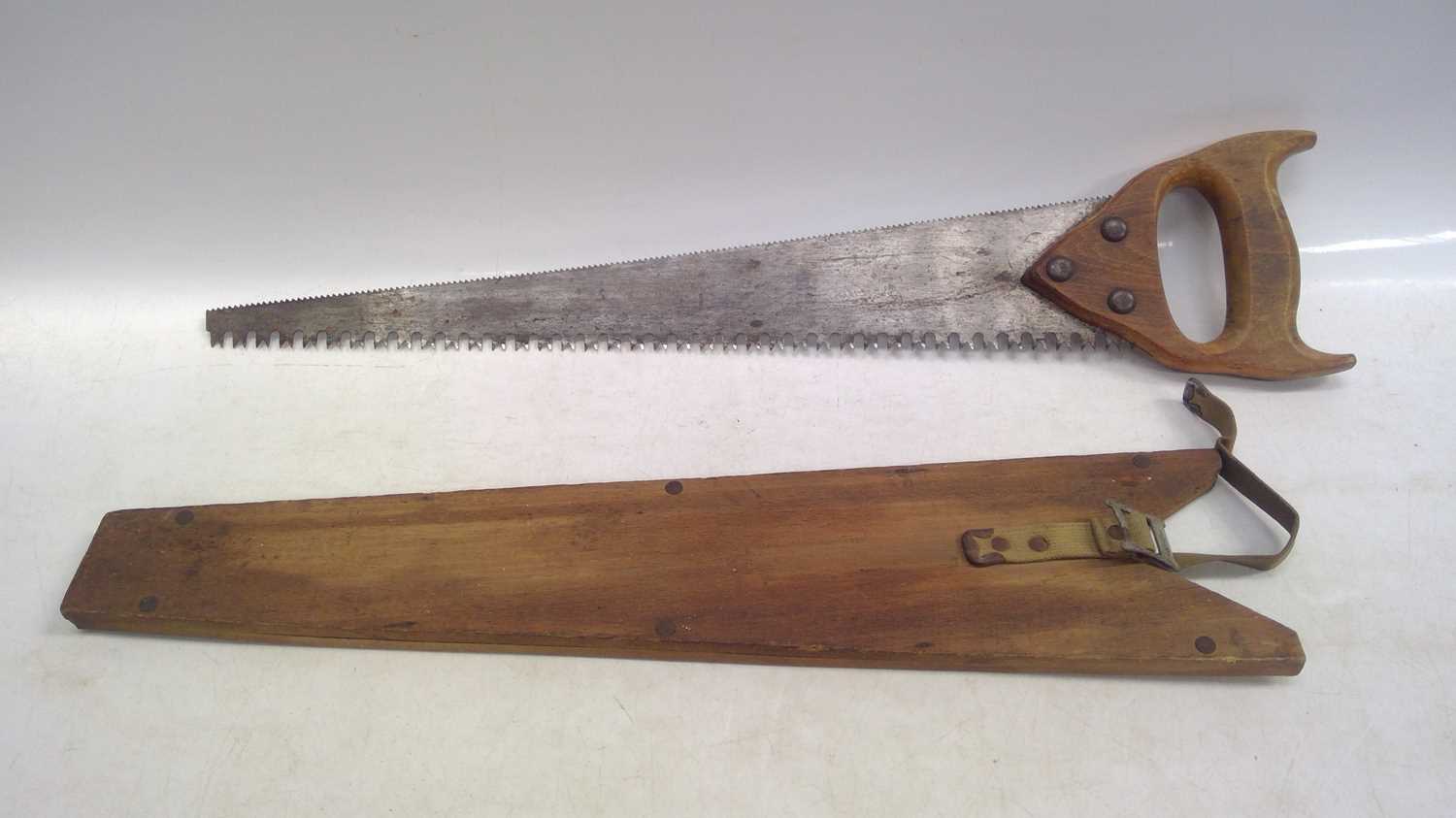 Lot 69 - A Spear and Jackson, Military Saw. With it's