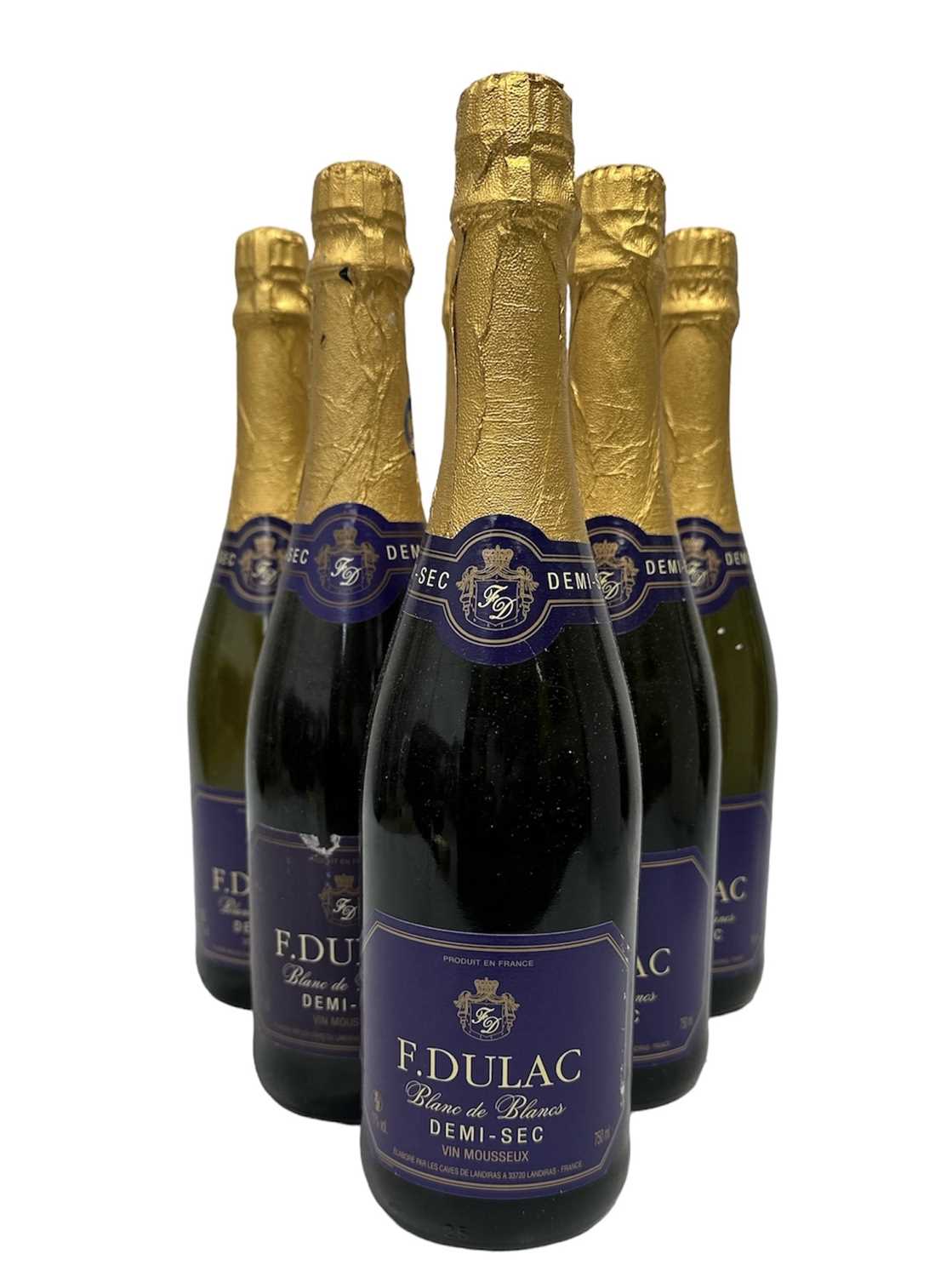 Lot 90 - Six bottles of F.Dulac Blanc de Blancs