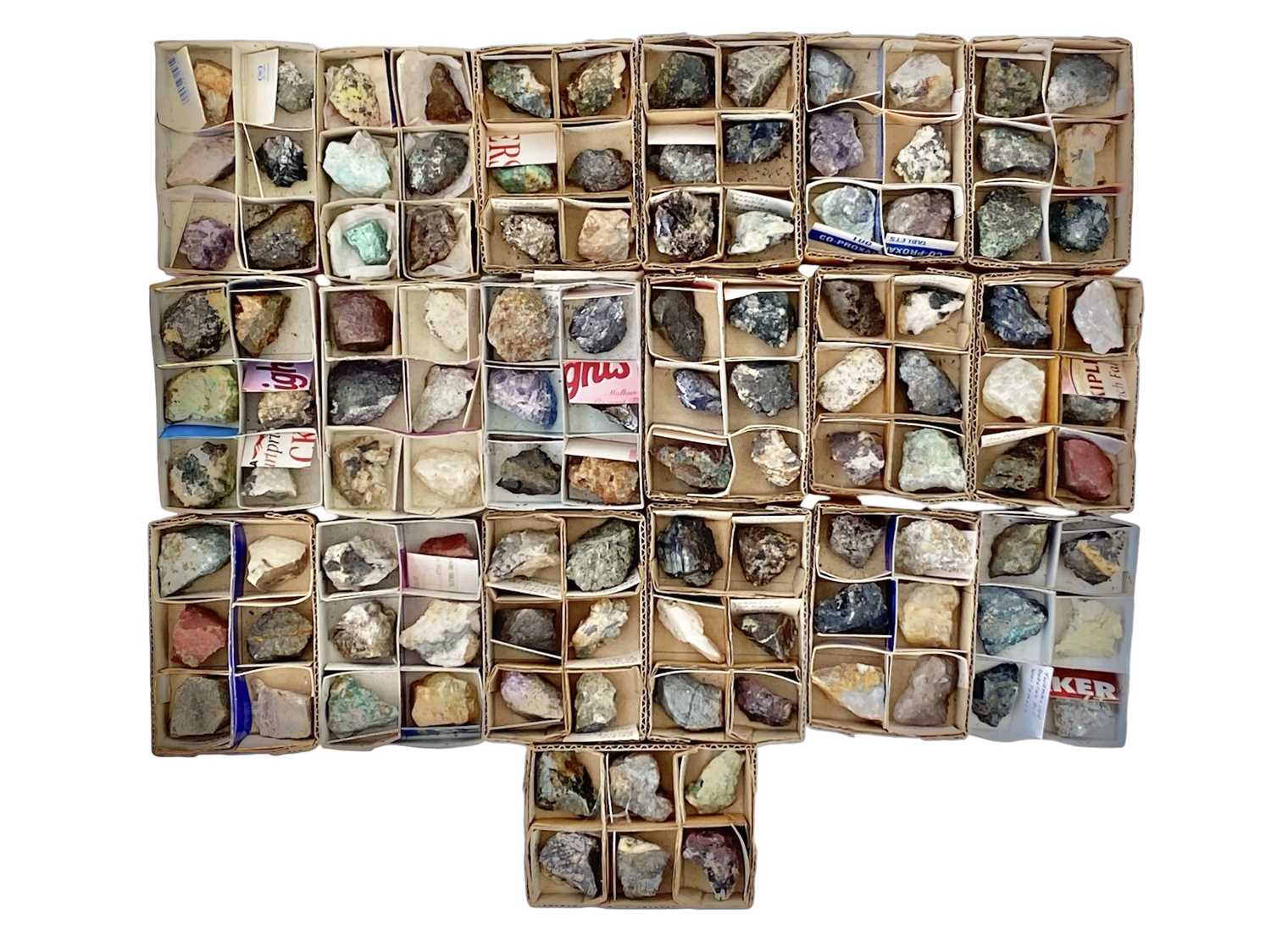 Lot 59 - A collection of 114 named Cornich mineral