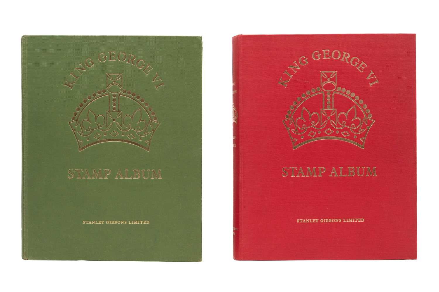 Lot 411 - King George VI stamp albums (x2)