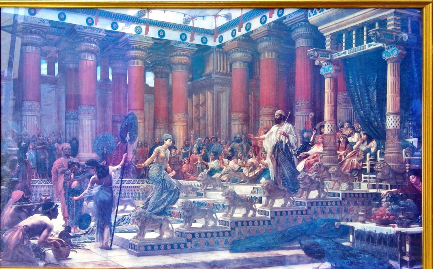 Lot 122 - PRINT, The Visit of the Queen of Sheba,