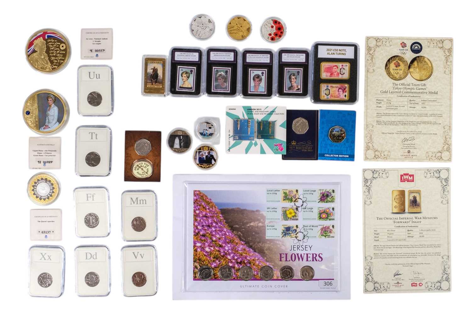 Lot 76 - Royal Mint, Westminster Mint etc. 10p to £50