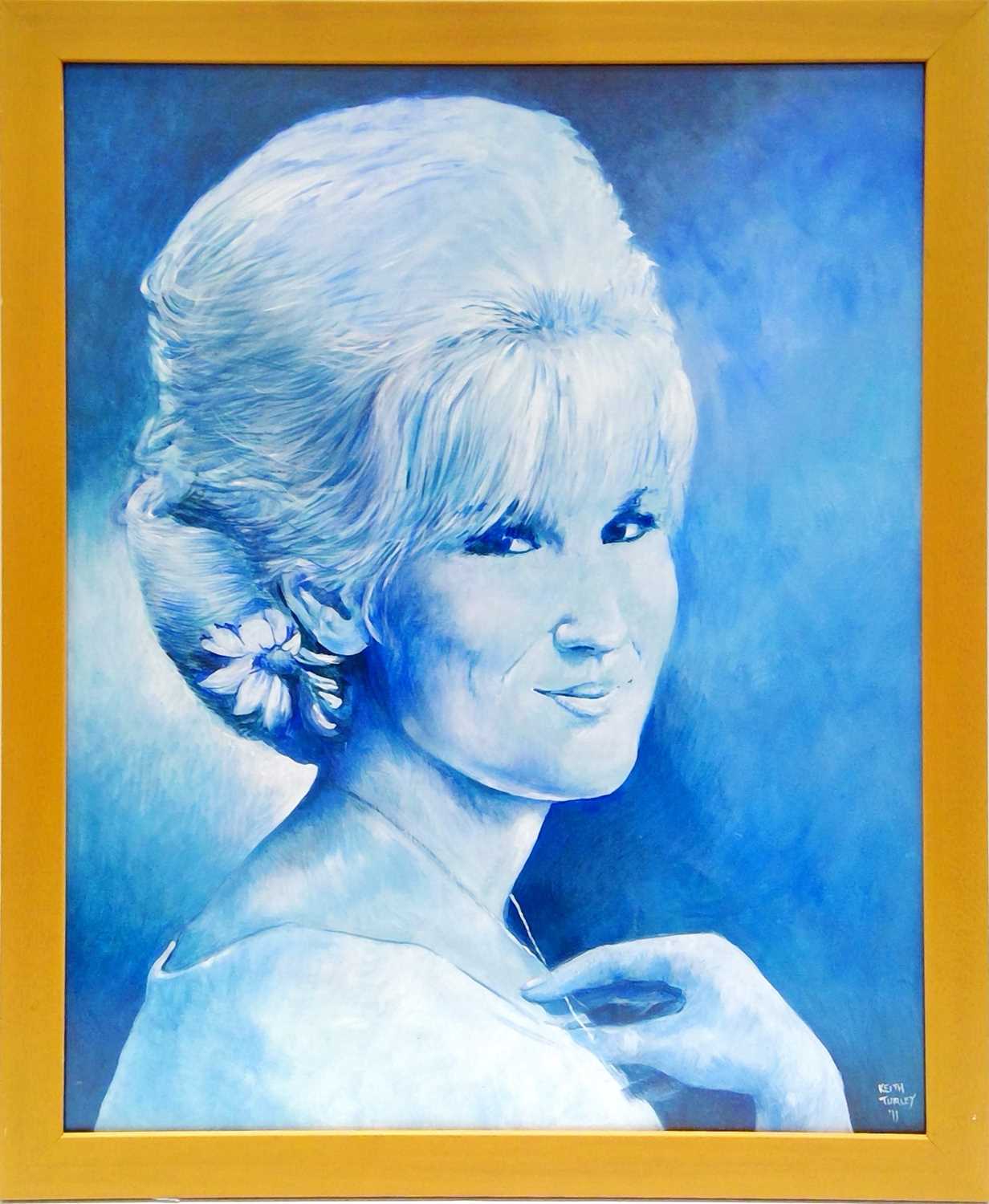 Lot 88 - A portrait of Dusty Springfield by Keith