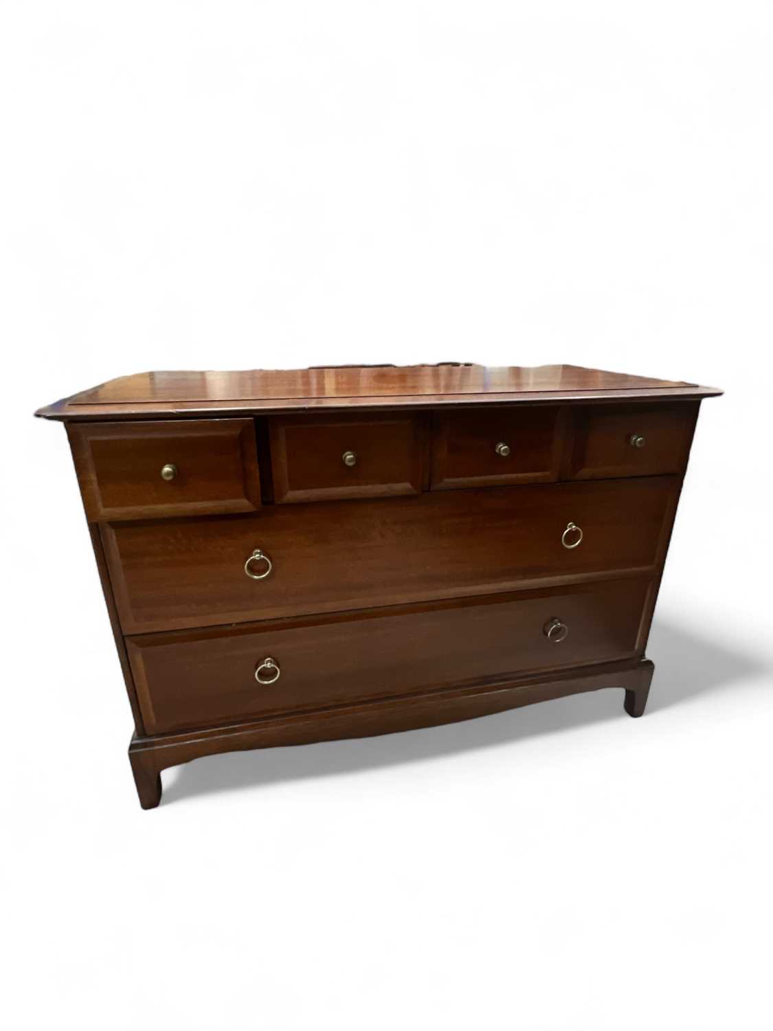 Lot 32 - A Stag chest 106cm wide and 71cm high