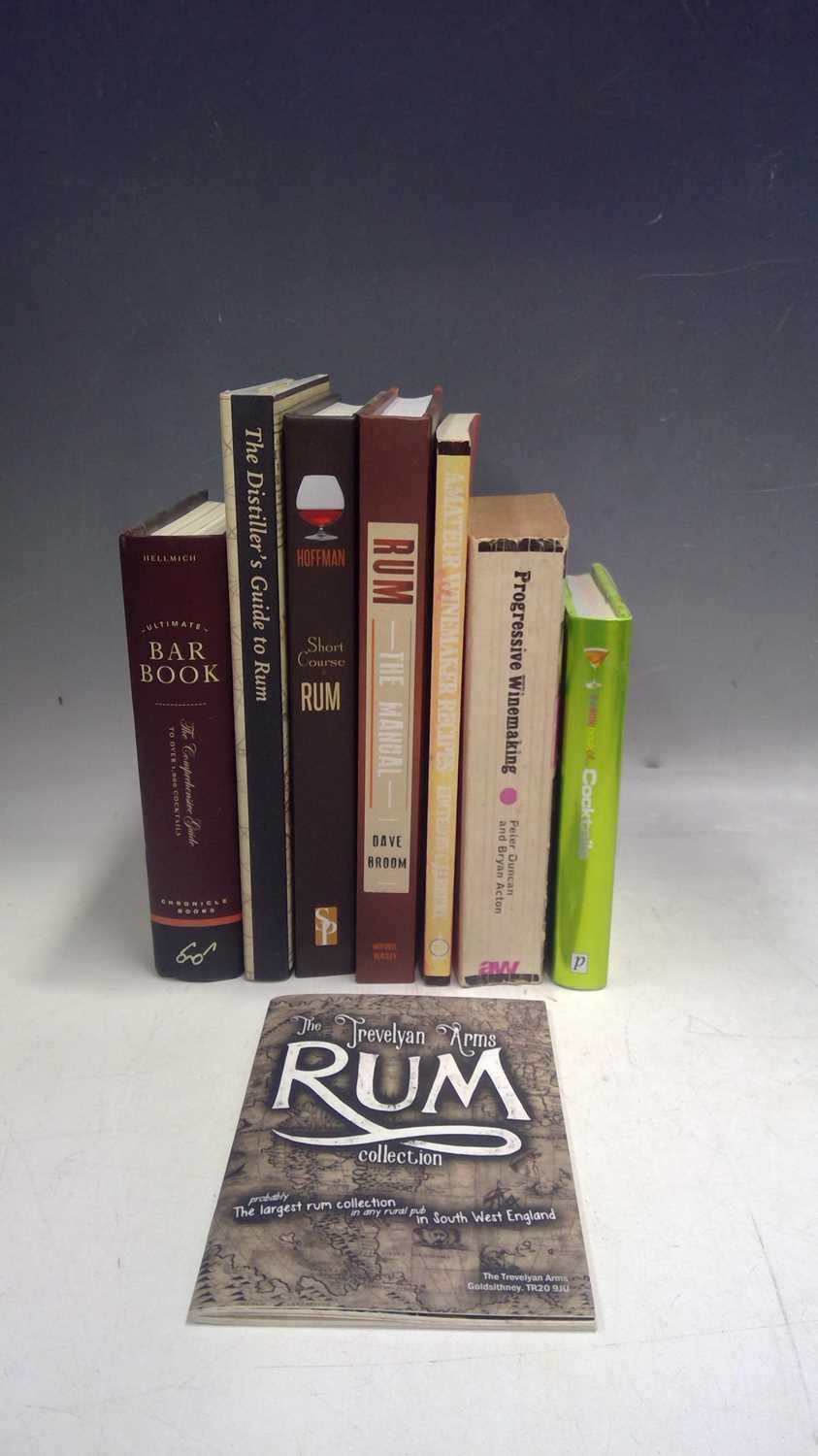 Lot 201 - Rum, Cocktails and Winemaking Books.