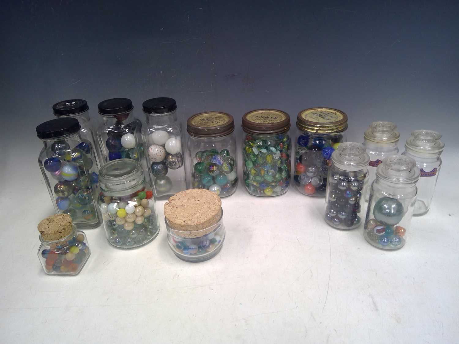Lot 15 - Three Vintage Kilner Jars, and Other Jars