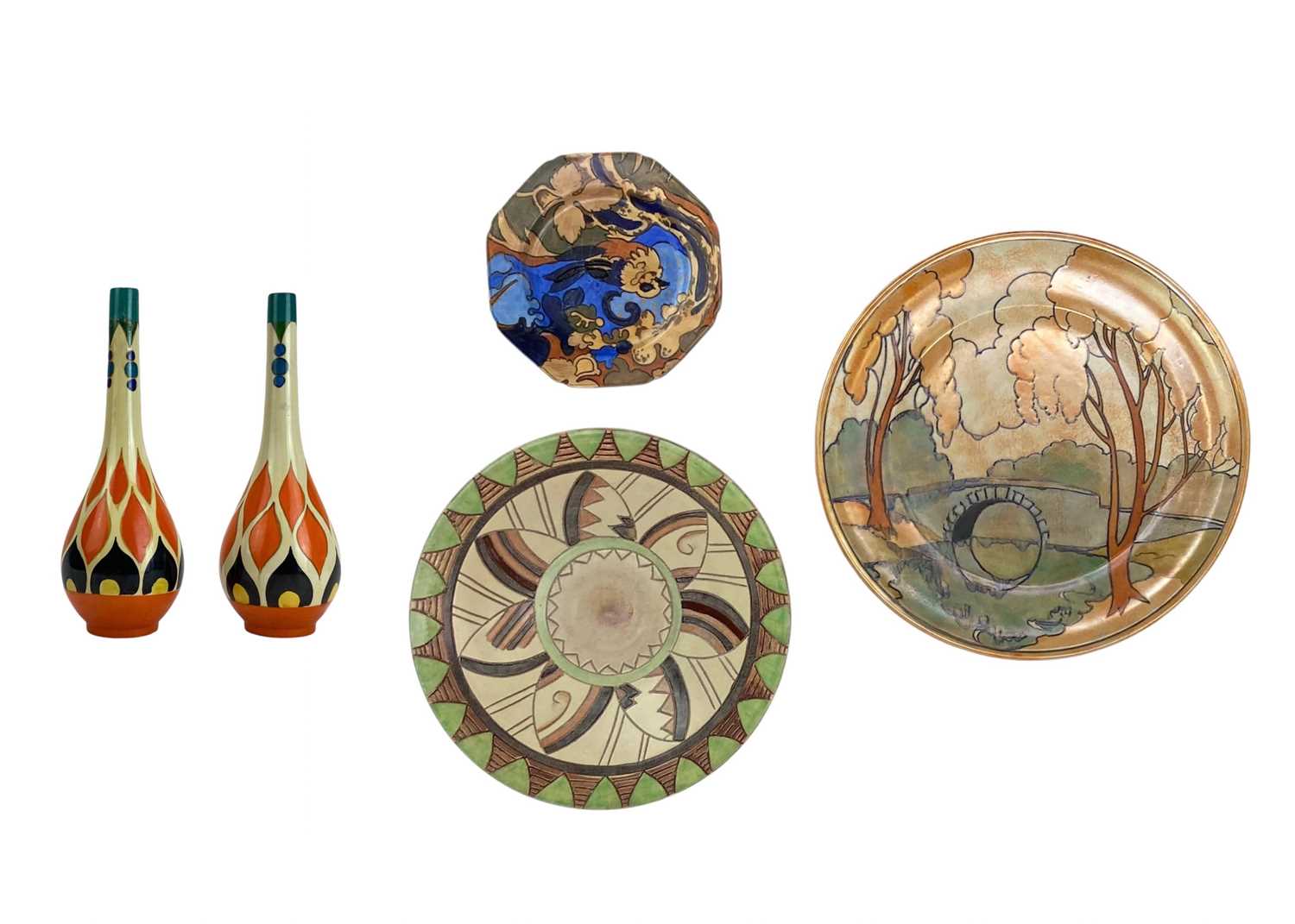 Lot 656 - A Frederick Rhead for Burleigh Ware Amstel