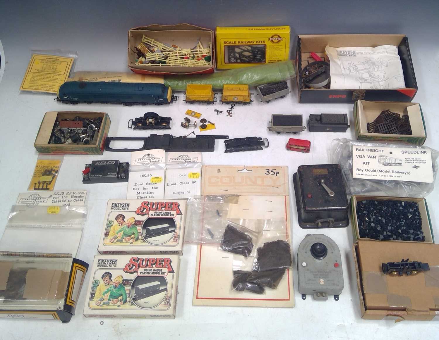 Lot 172 - Model Train Transformers, Motors, Rolling