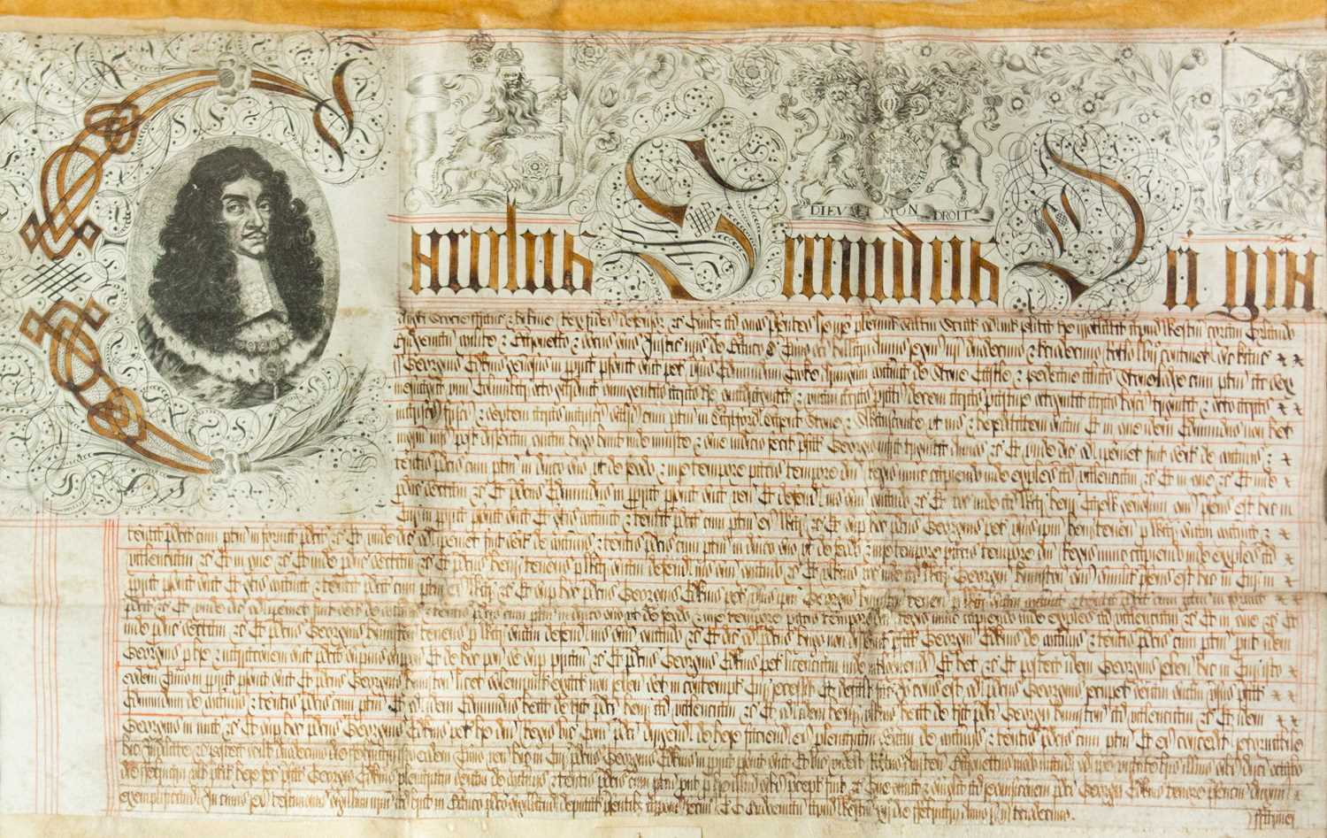 Lot 410 - A 17th century Indenture